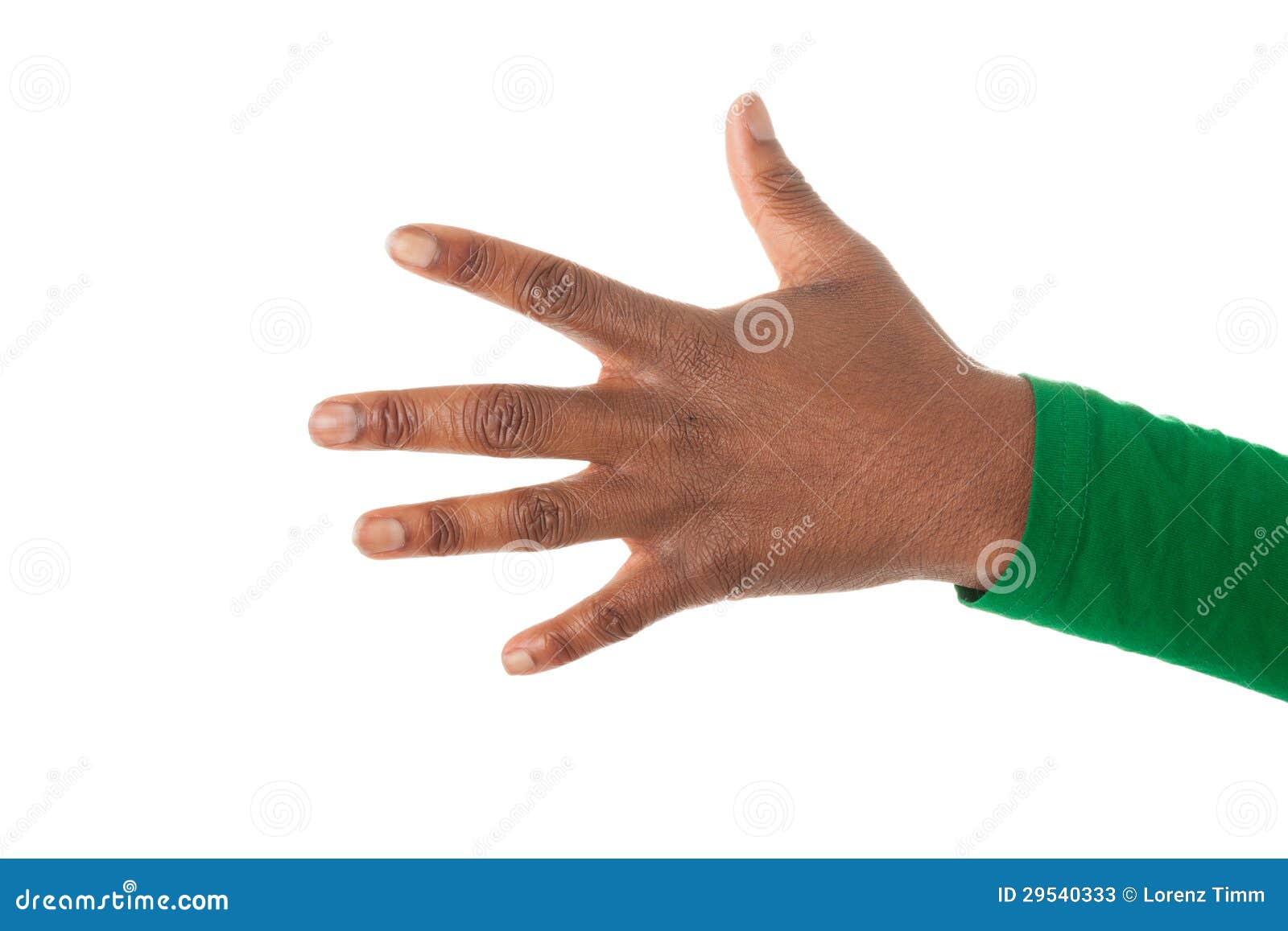 The Five Fingers of a Girls Hand Stock Image - Image of finger ...