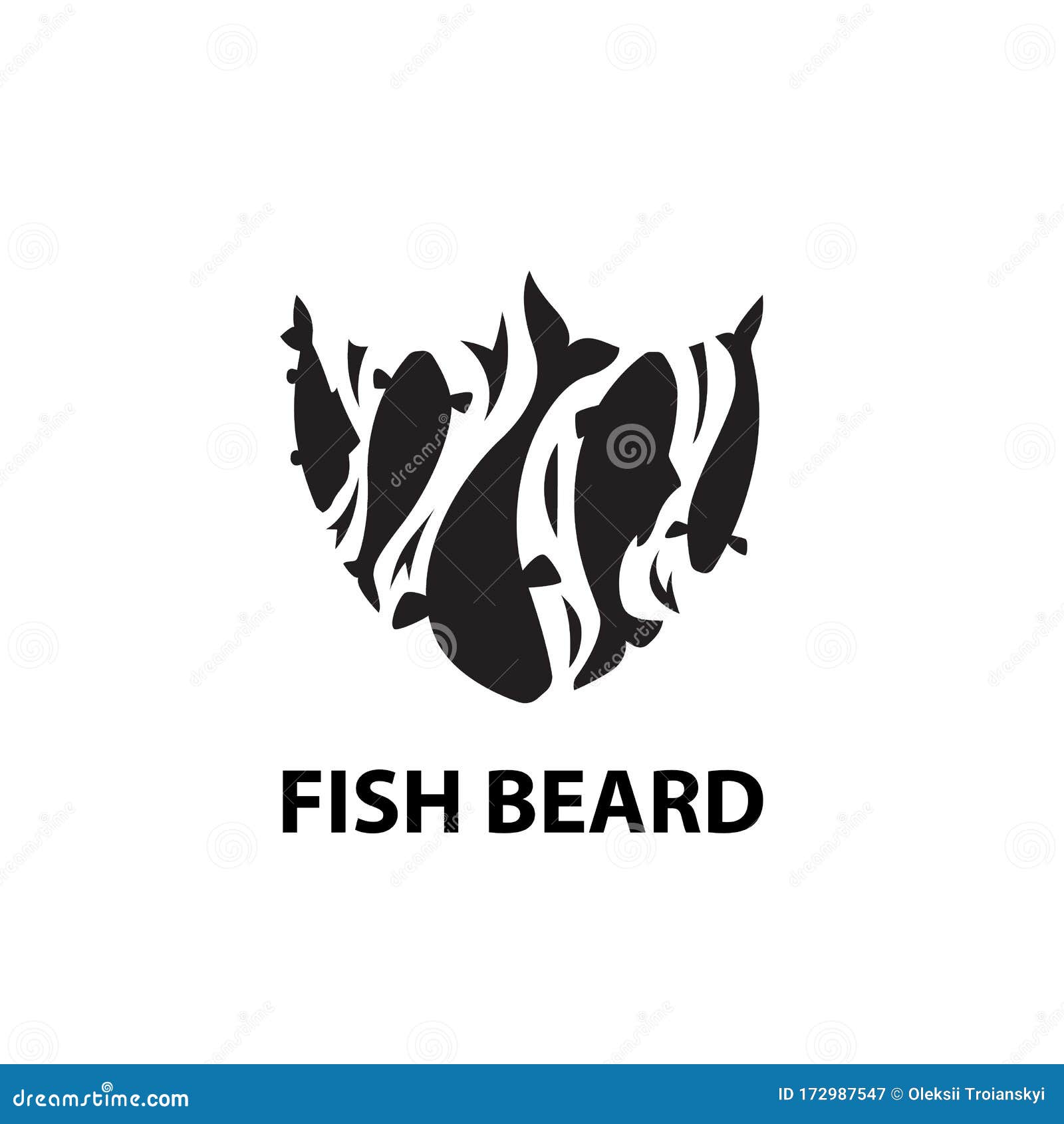 Five Fish Cute Color Full For Background Royalty-Free Cartoon ...