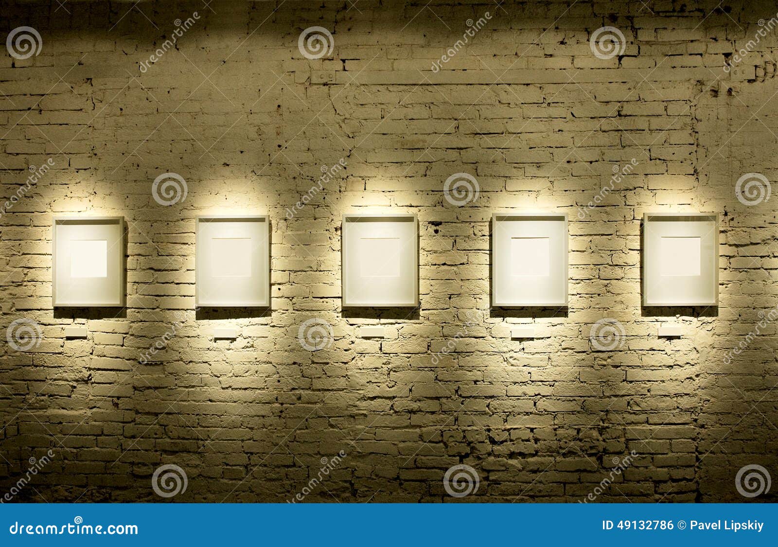 Five frames stock photo. Image of cement, concept, paintings - 49132786