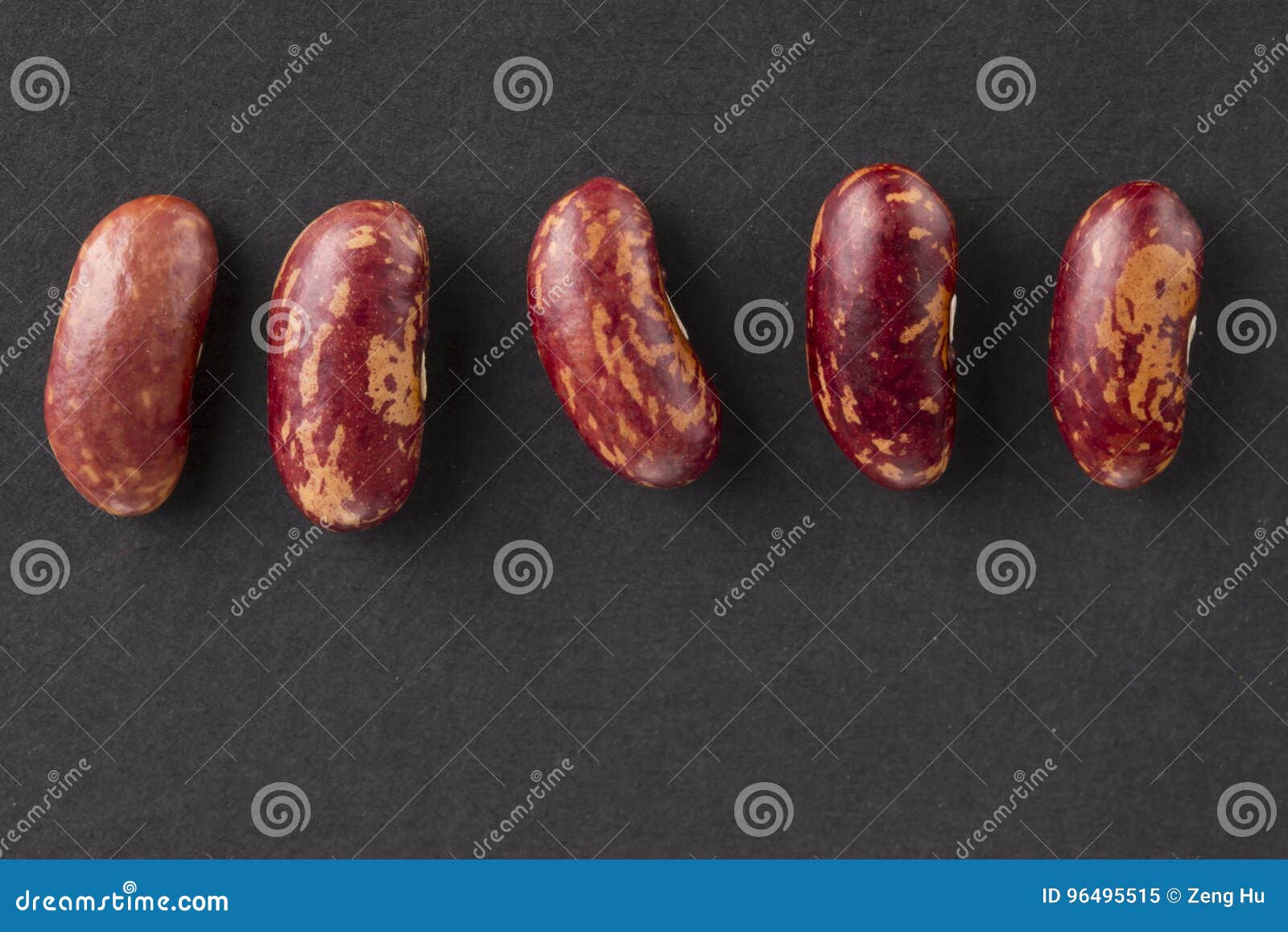 Five Fresh Red Beans Closeup Stock Image - Image of fresh, vegetables ...