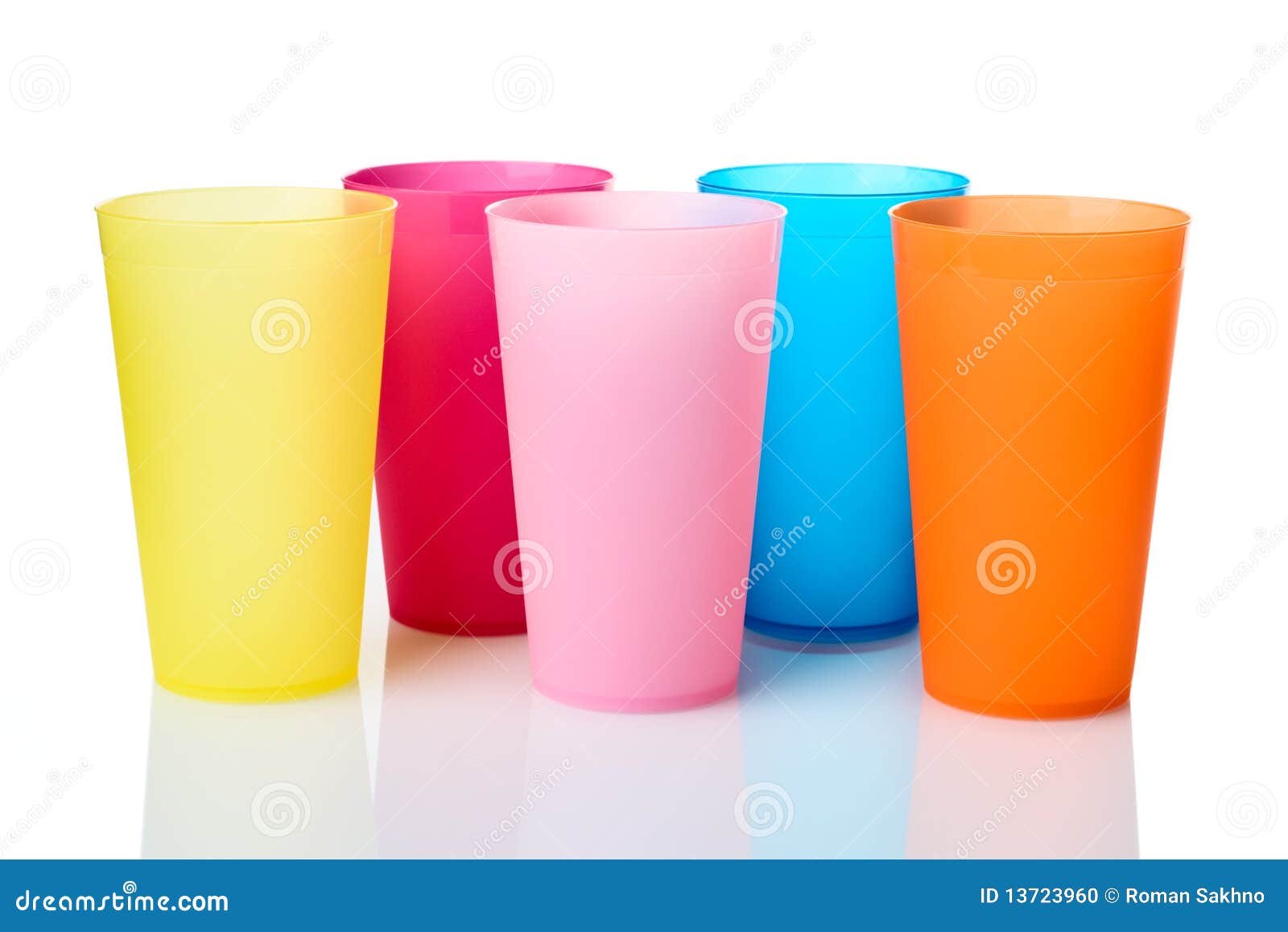 Five glasses stock photo. Image of orange, isolated, objects - 13723960