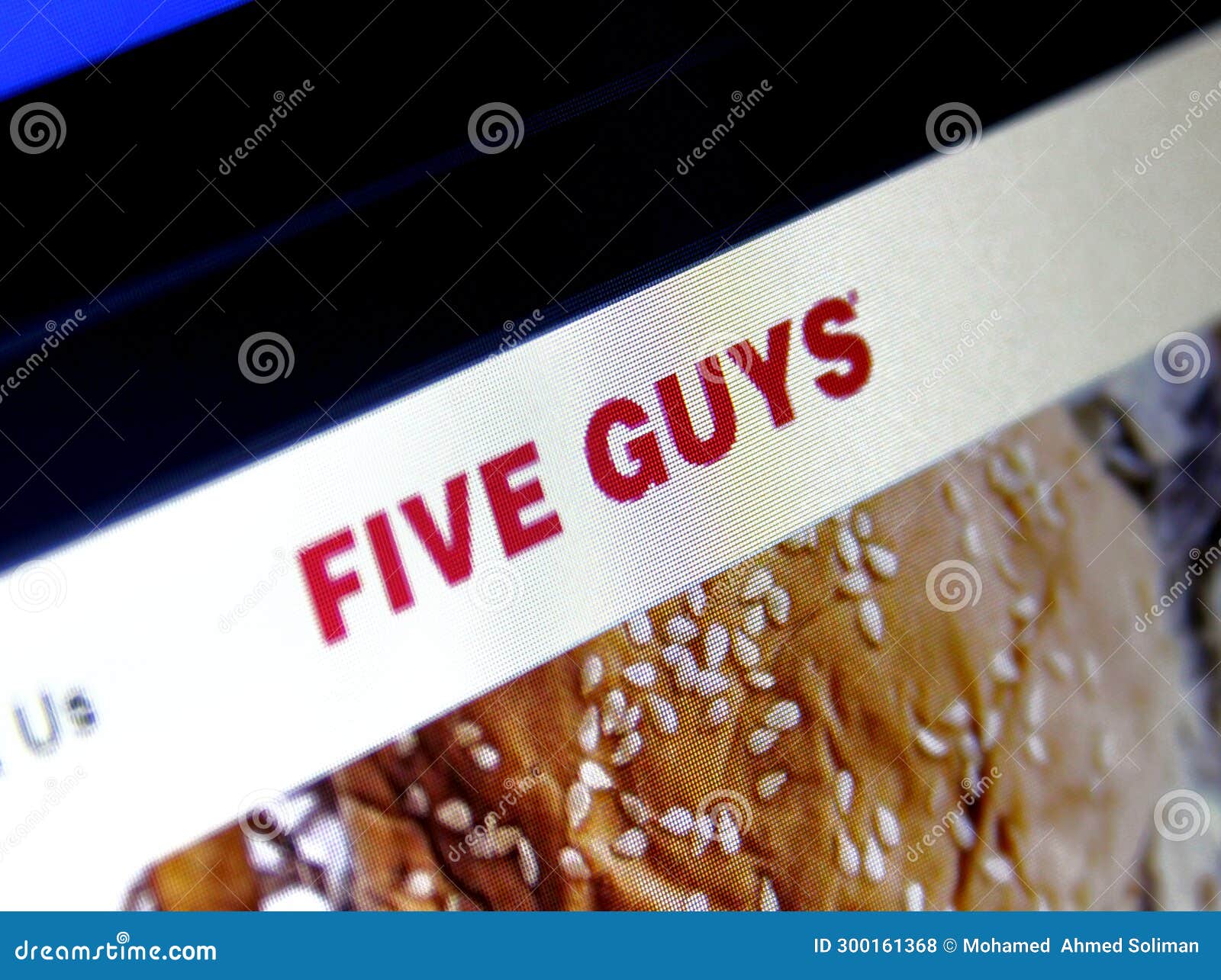 Five Guys fast Food chain editorial stock photo. Image of signs - 300161368