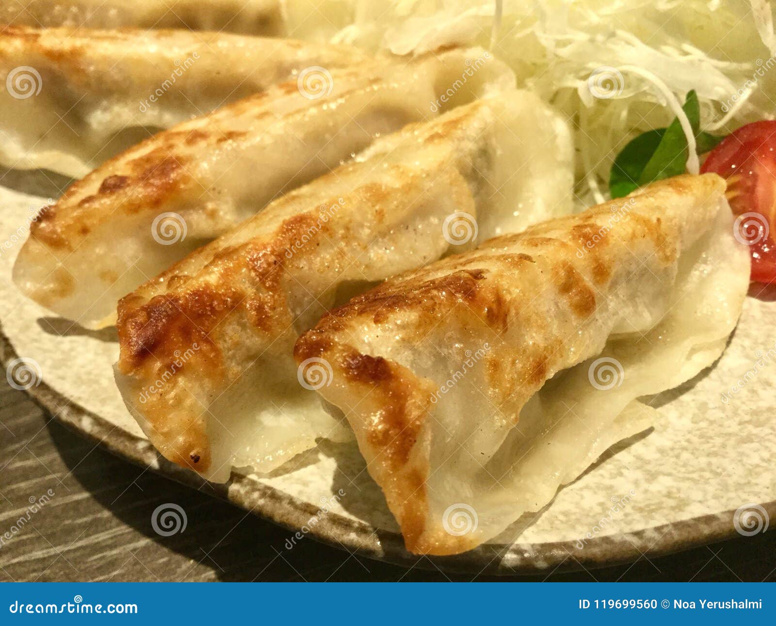 Gyoza. Asian Food. stock photo. Image of japanese, savory - 119699560