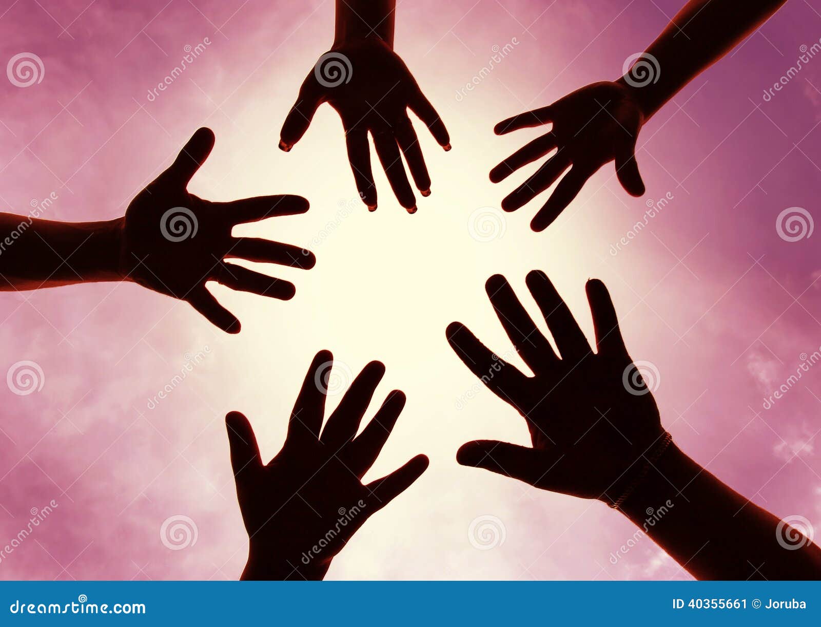 Five Hands Doing Thumbs Up Stock Photo | CartoonDealer.com #18394692