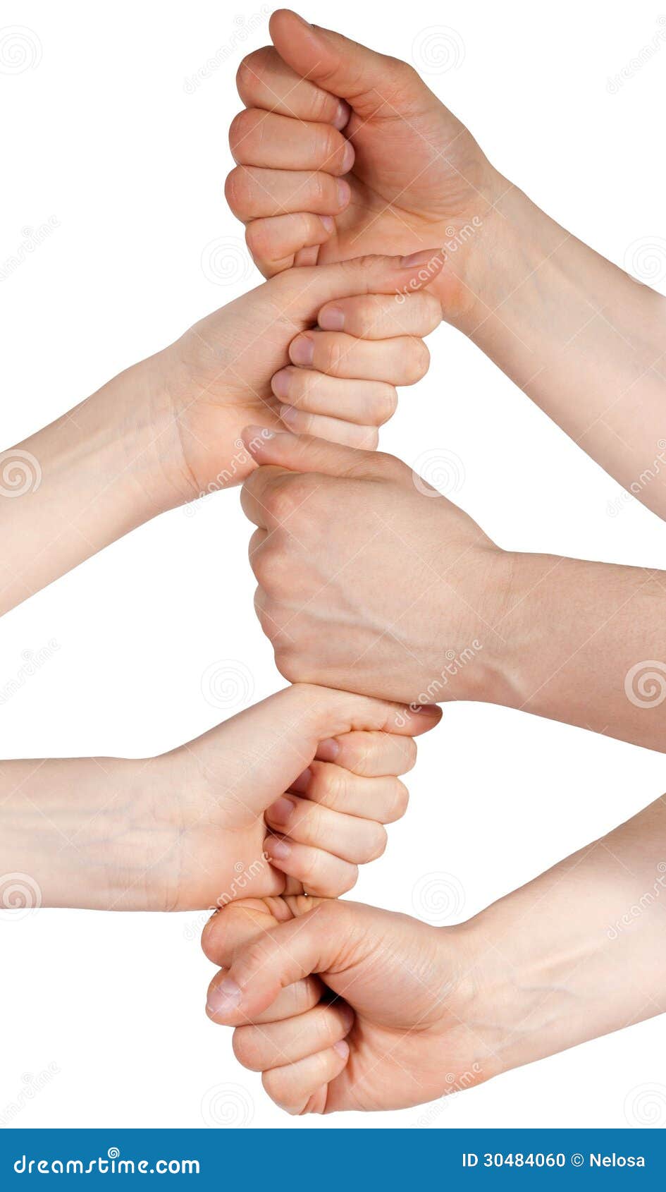 Five Hands Doing Thumbs Up Stock Photo | CartoonDealer.com #18394692