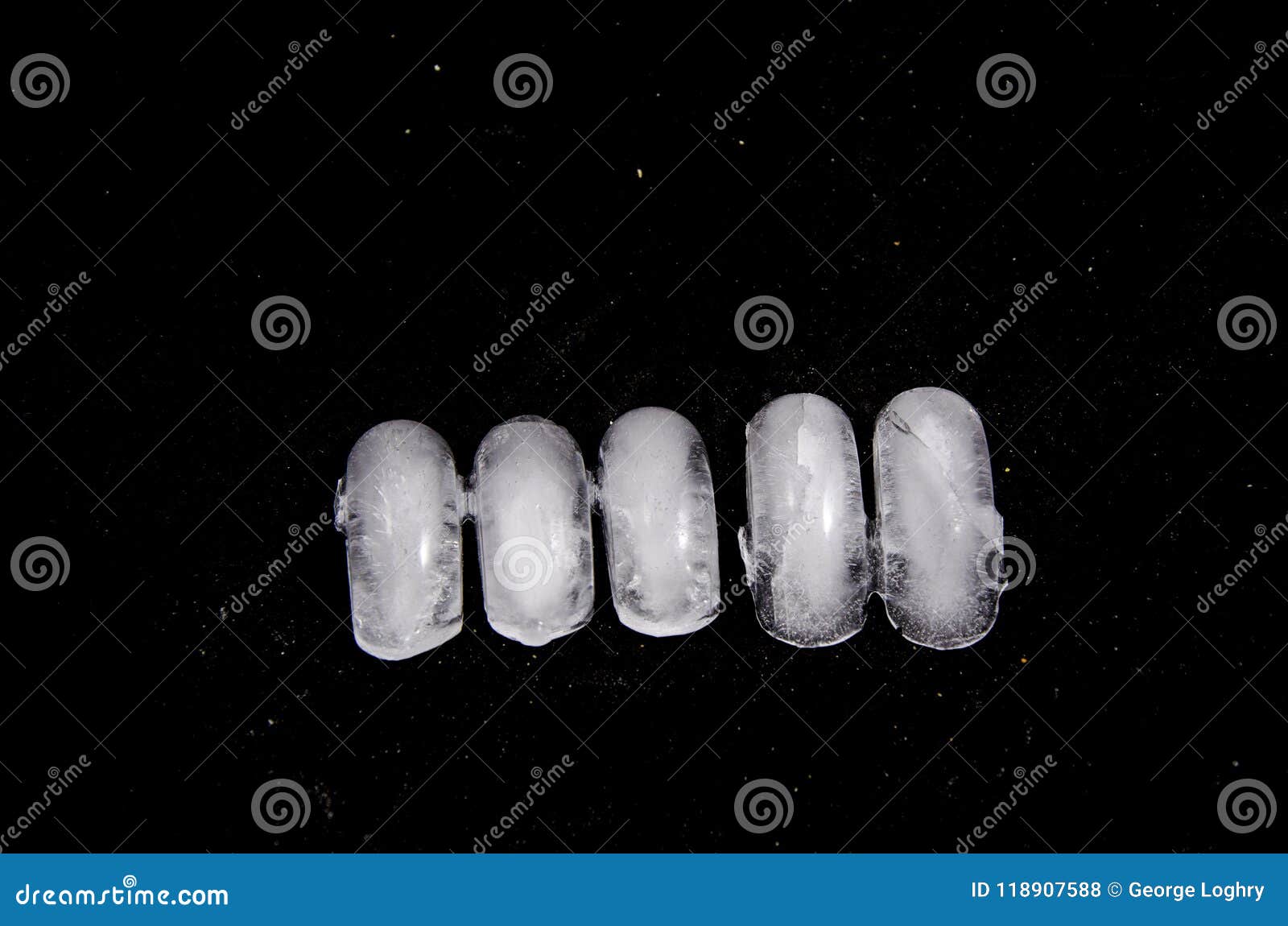 Five Ice Cube`s the Solid State of Water Stock Photo - Image of home ...