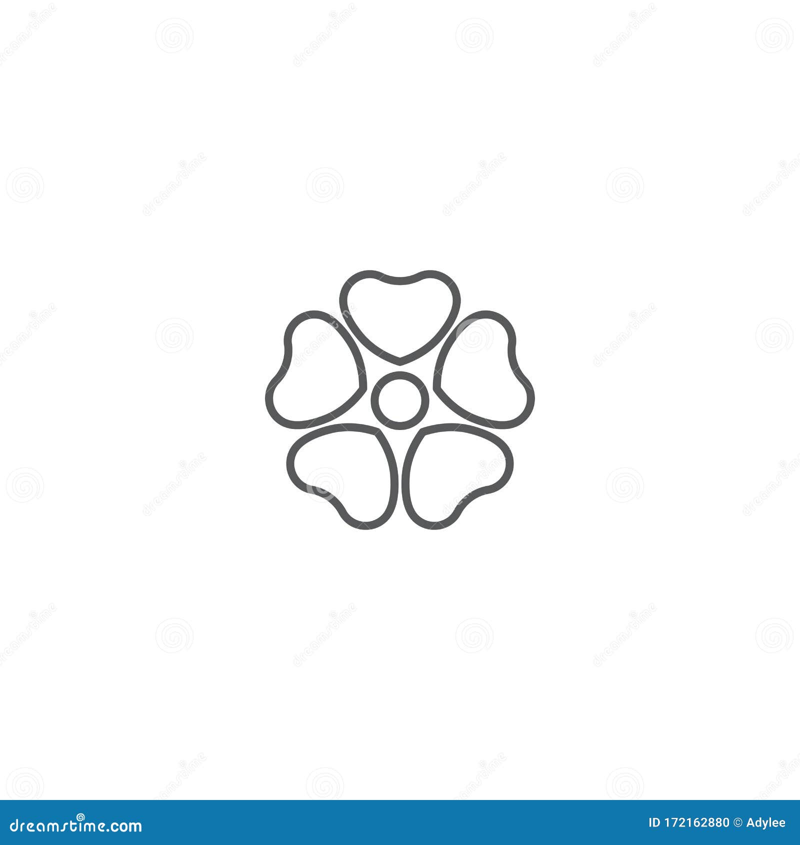 Five Leaf Themed Logos Vector Illustration | CartoonDealer.com #79176140