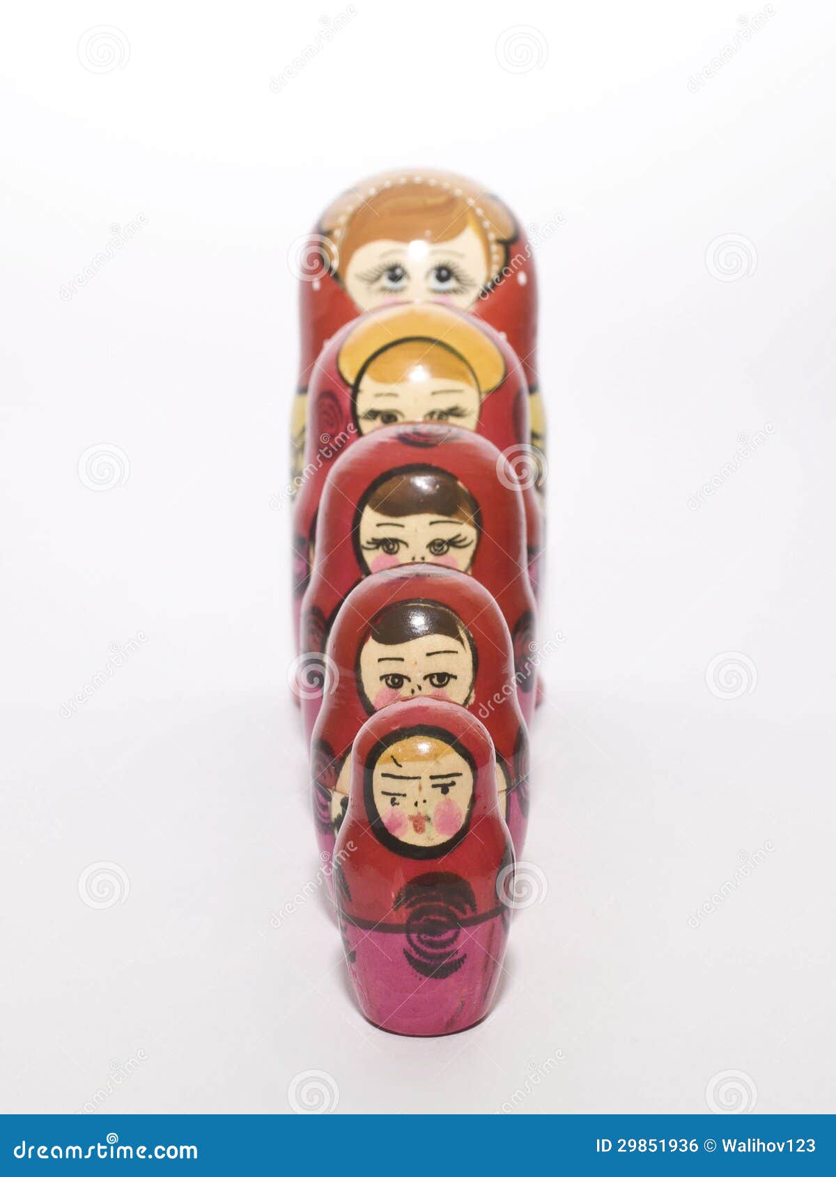 Five matrioscas. stock photo. Image of concepts, matryoshkas - 29851936