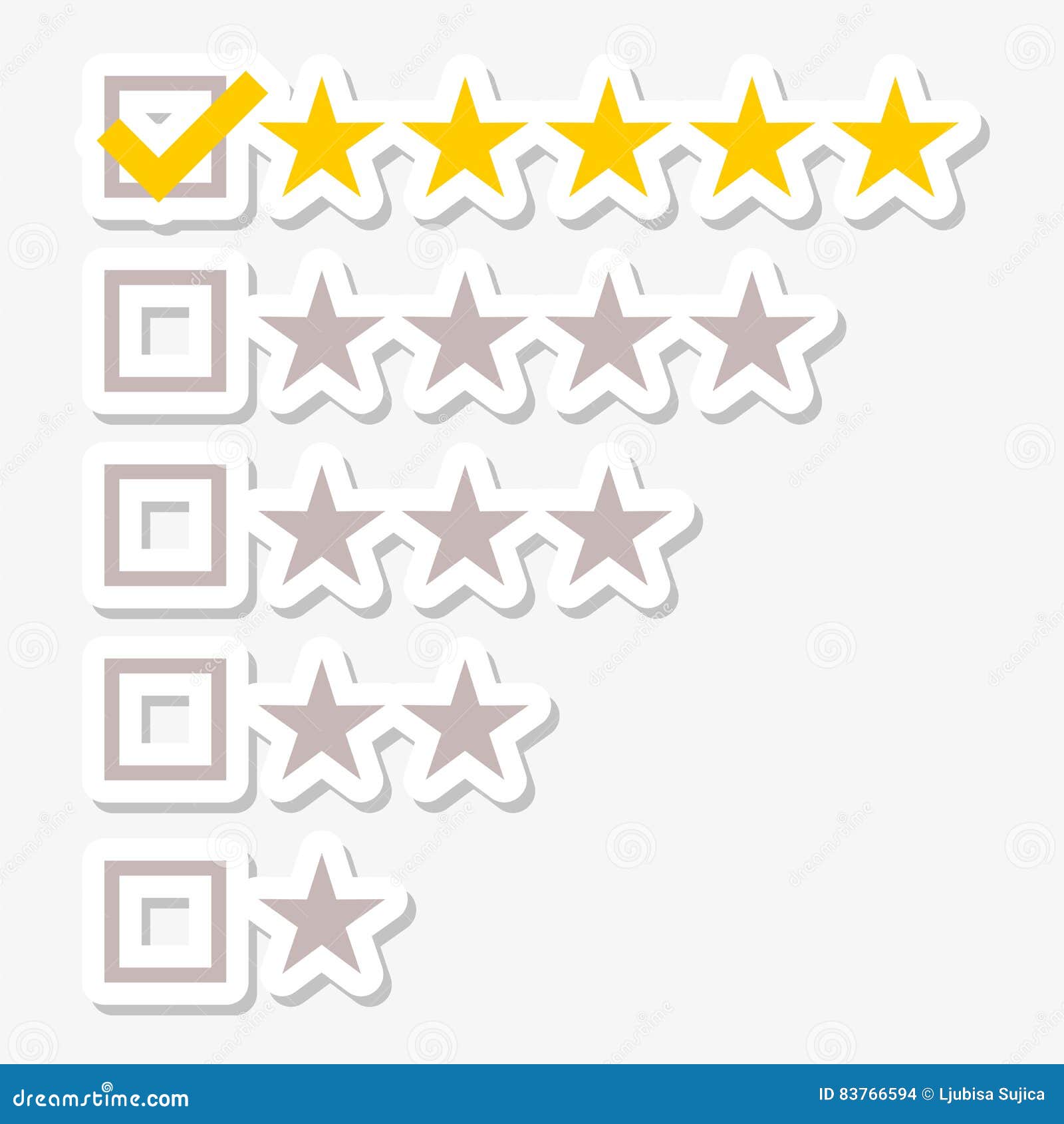 Ratings Stickers Stock Illustrations – 17 Ratings Stickers Stock ...