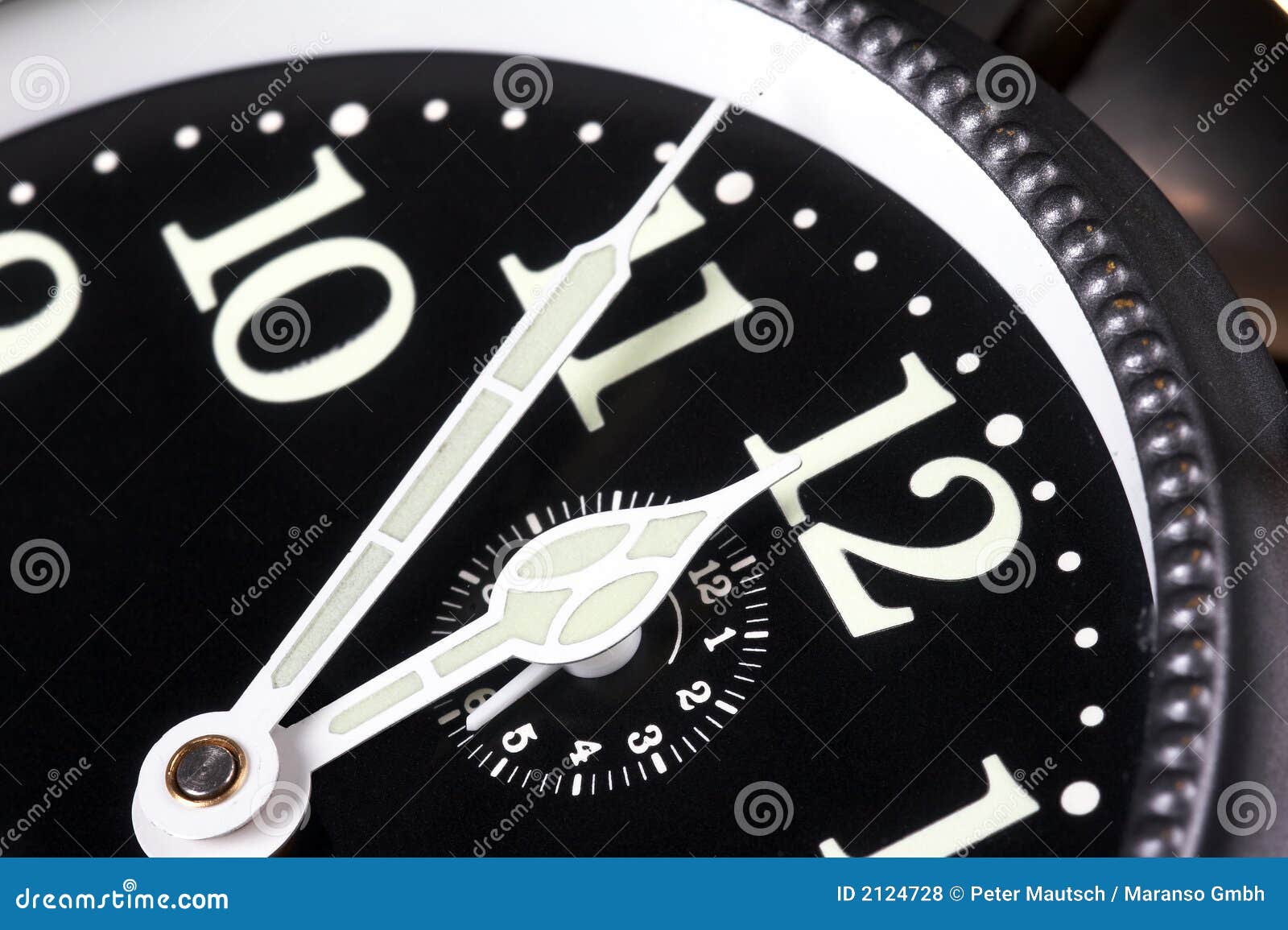 Five Minutes Before Eleven O`clock Stock Image | CartoonDealer.com ...