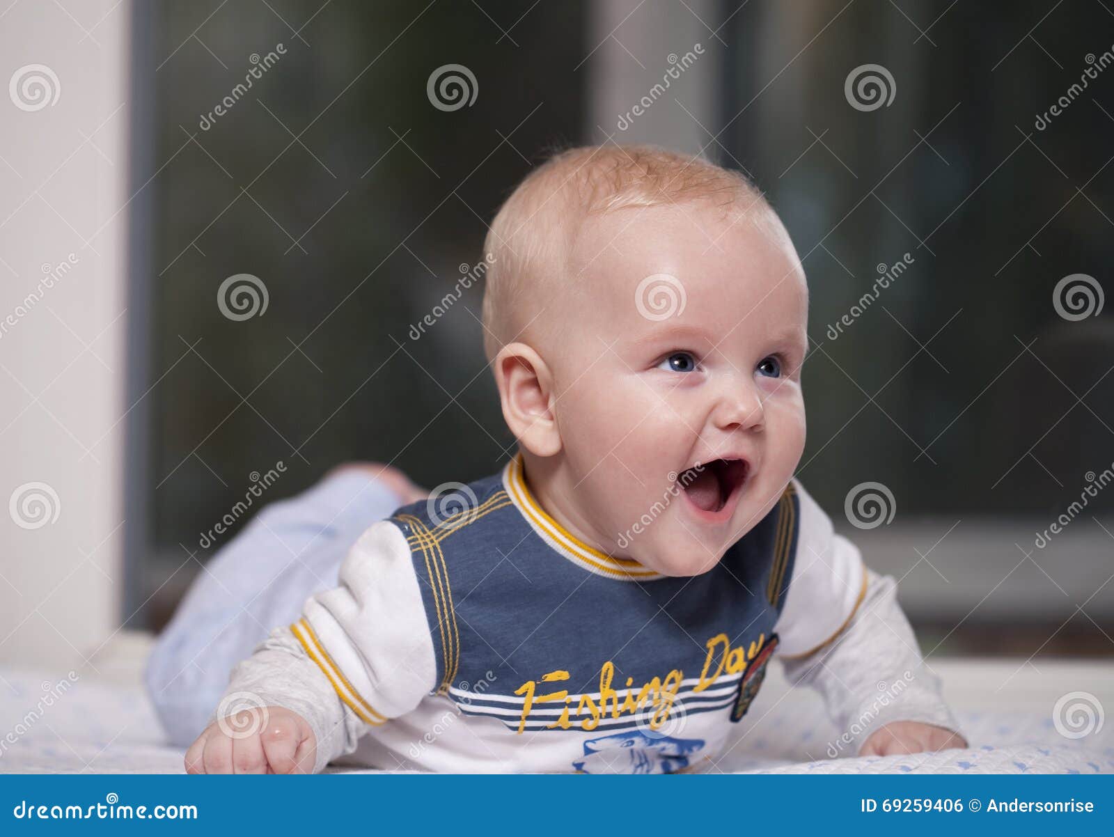 Five month old baby boy stock photo. Image of alone, looking - 69259406