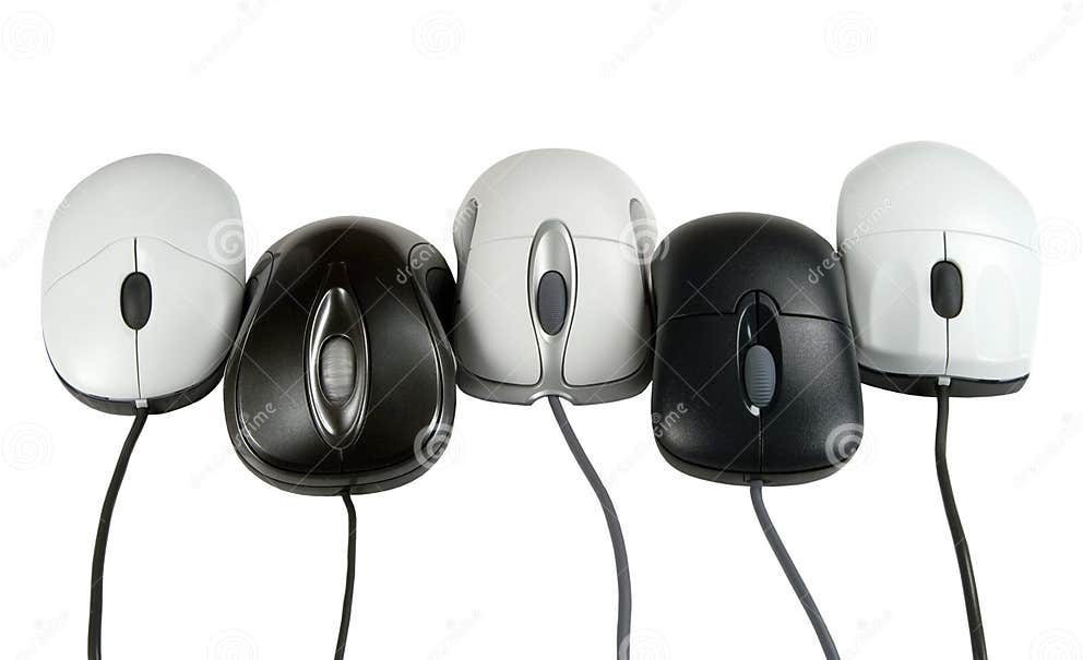 Five mouses stock image. Image of connect, helpful, imouse - 1476199