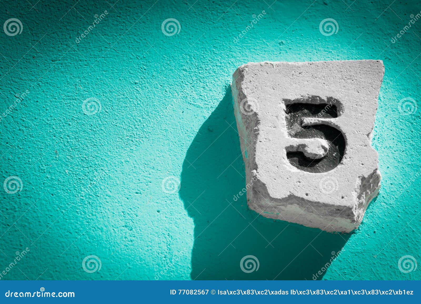 5,five stock image. Image of character, creative, note - 77082567