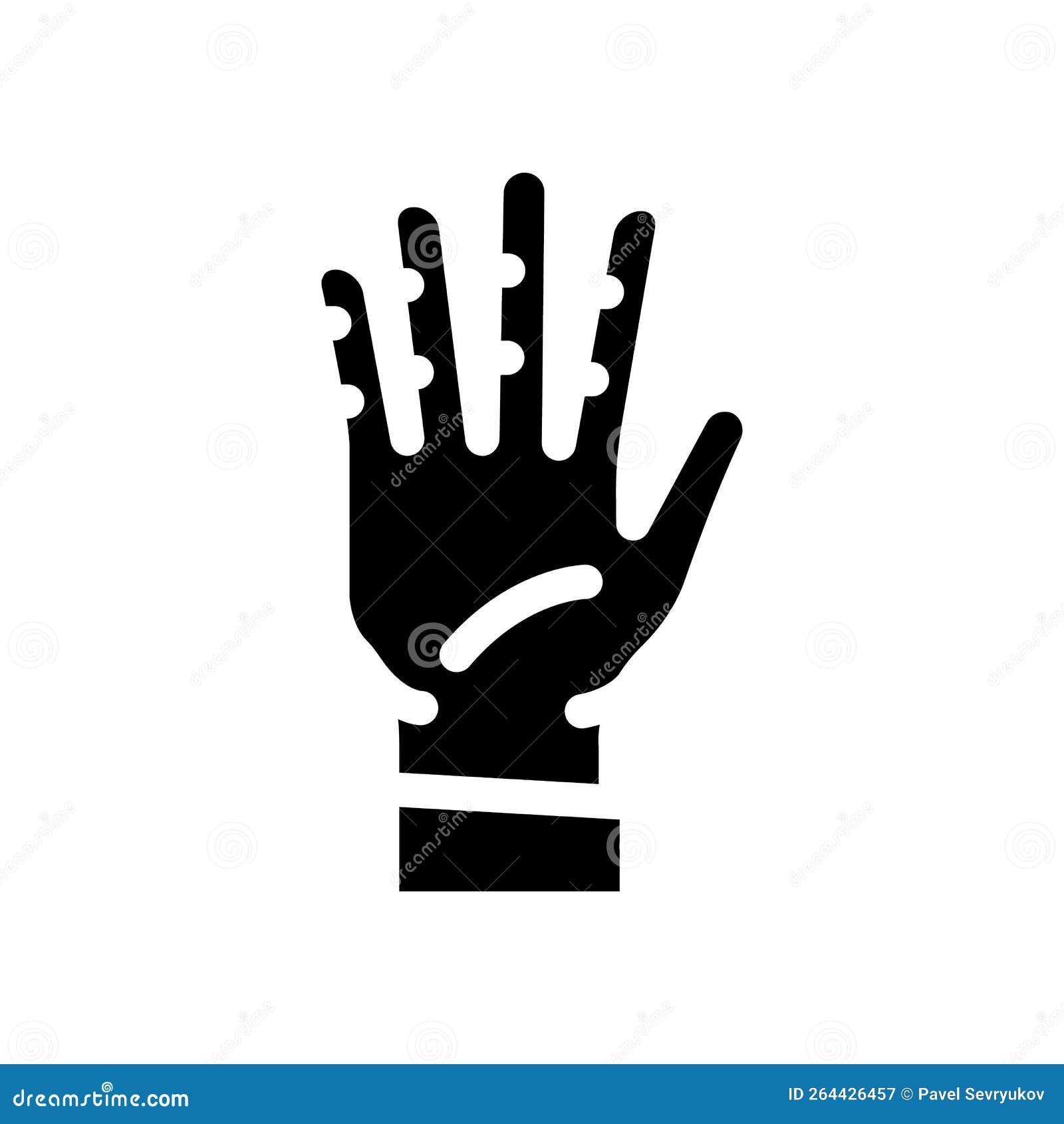 Five Number Hand Gesture Glyph Icon Vector Illustration Stock ... Five Number Hand Gesture Glyph Icon Vector Illustration Stock ...