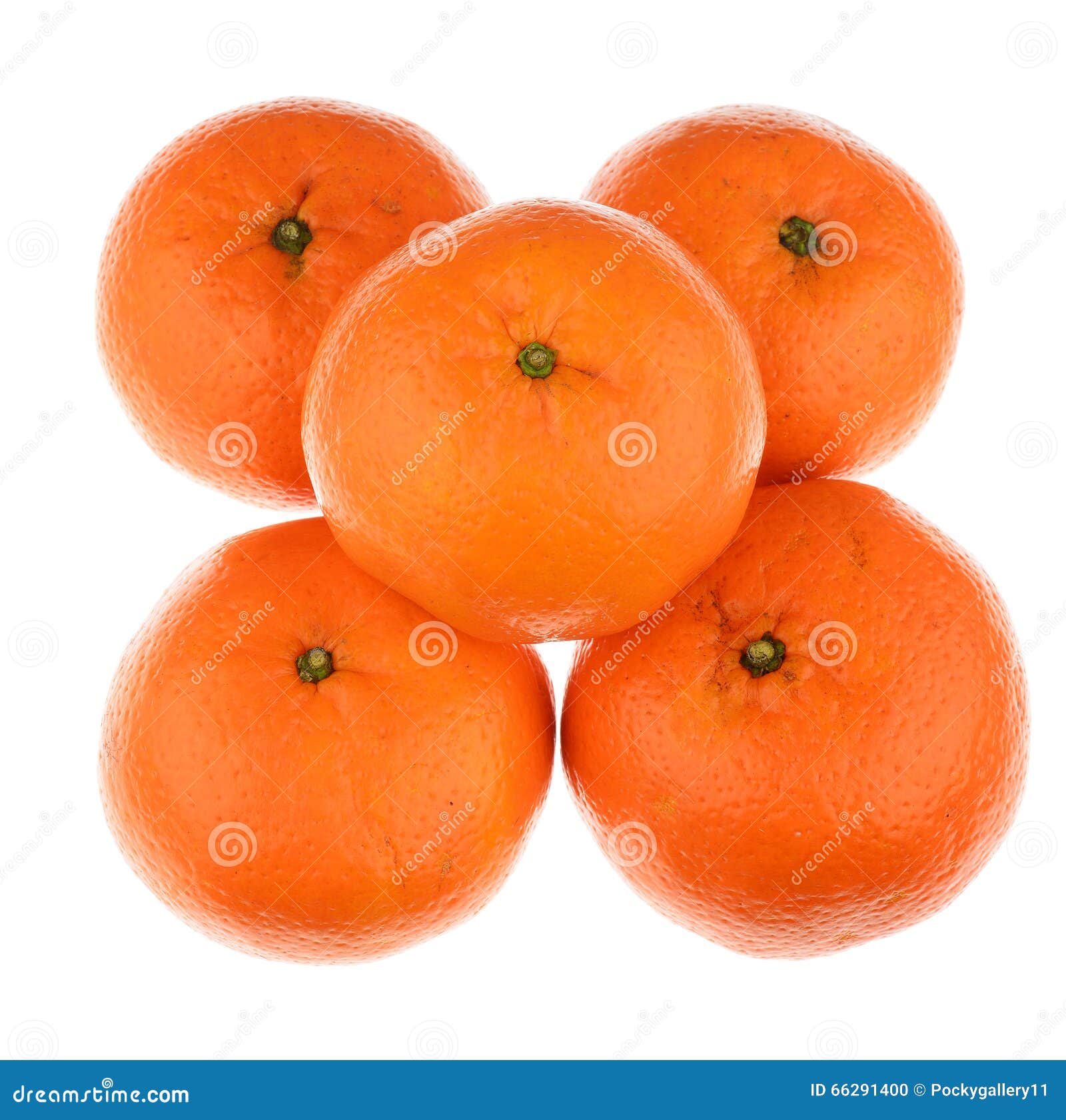 Five Oranges Isolated on White Stock Photo - Image of healthy, hamlin ...