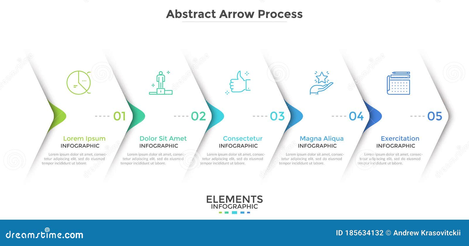 Modern Infographic Template Stock Vector - Illustration of editable ...