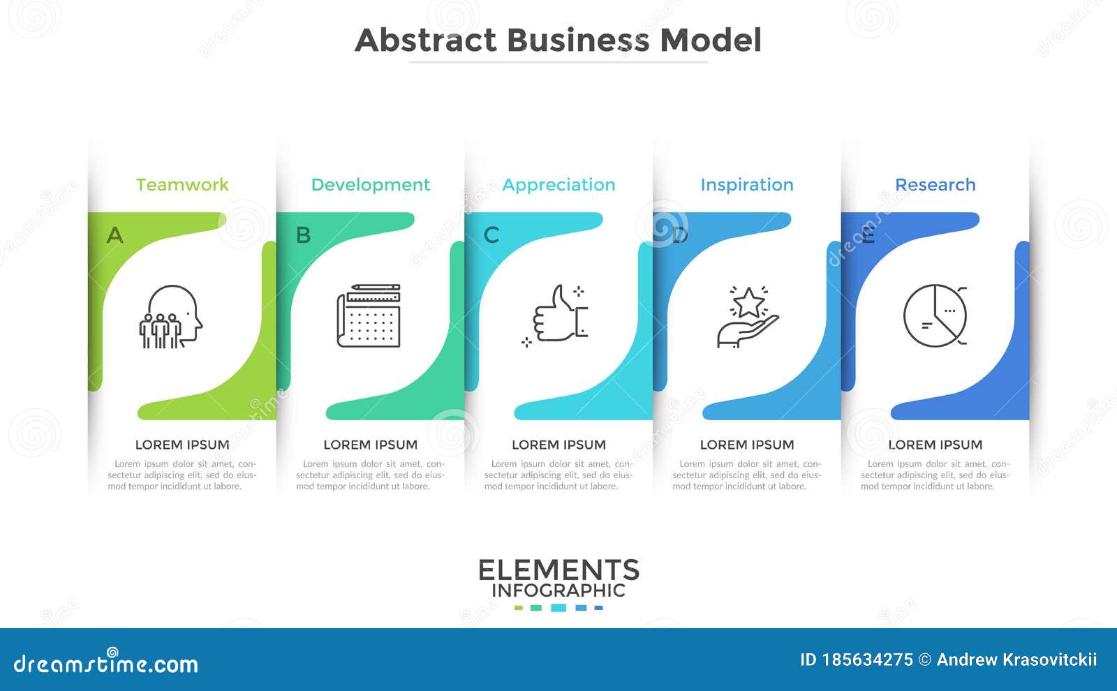 Modern Infographic Template Stock Vector - Illustration of progress ...
