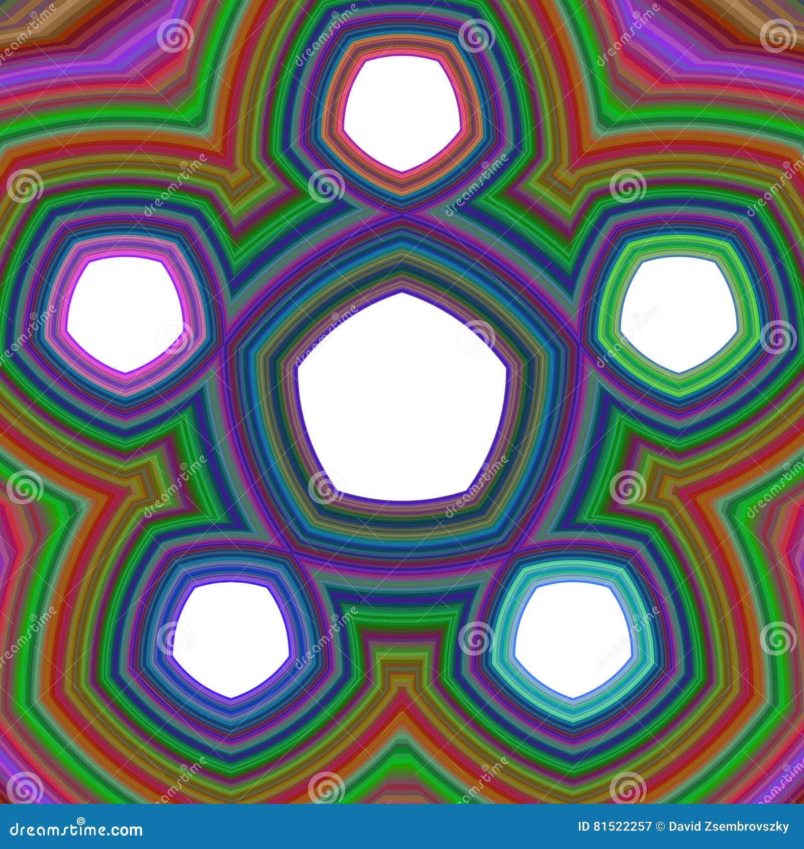 Infographic Pentagonal Template Five Section And Diagram Cartoon Vector ...