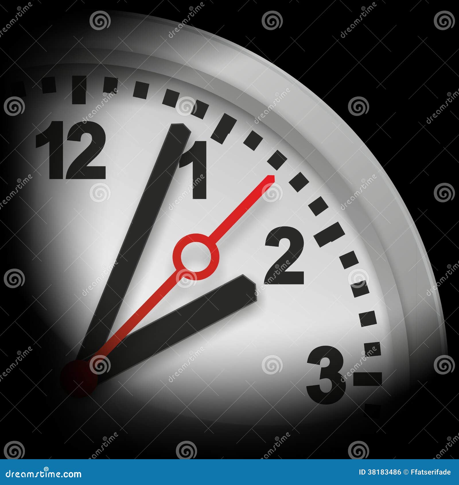 Five past twelve stock illustration. Illustration of detail - 38183486