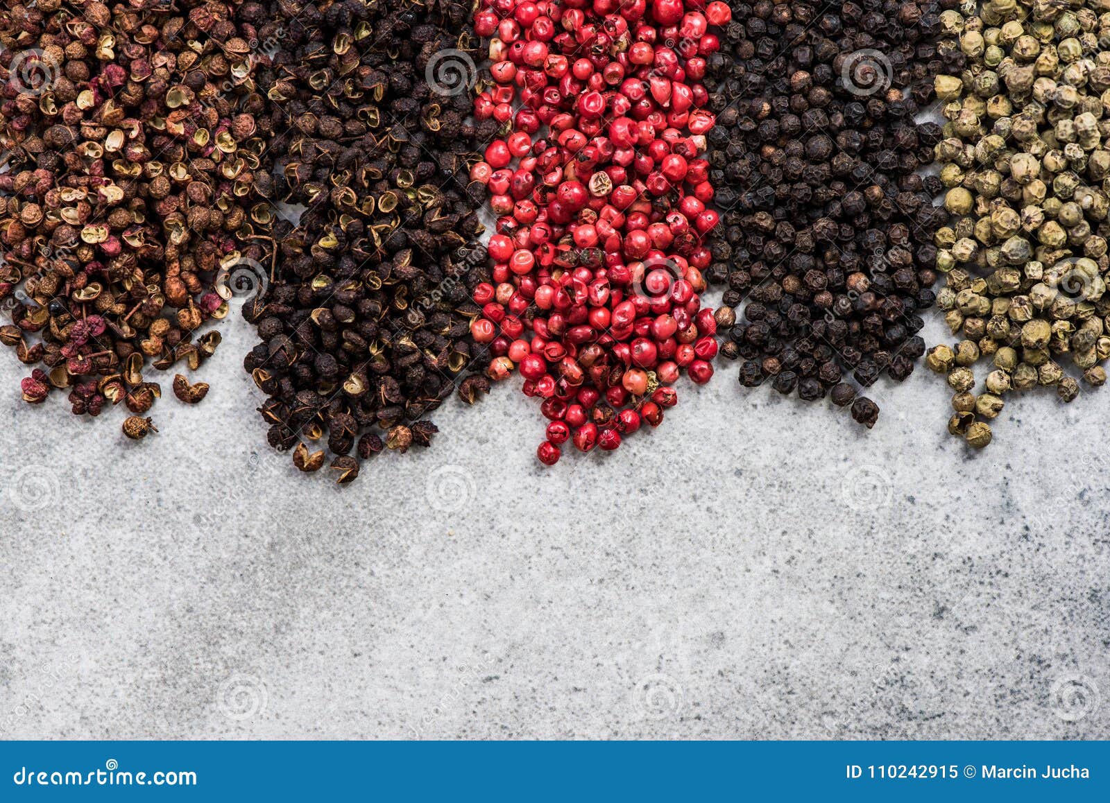 Five Pepper Colors and Varieties Header Mockup Stock Image - Image of ...