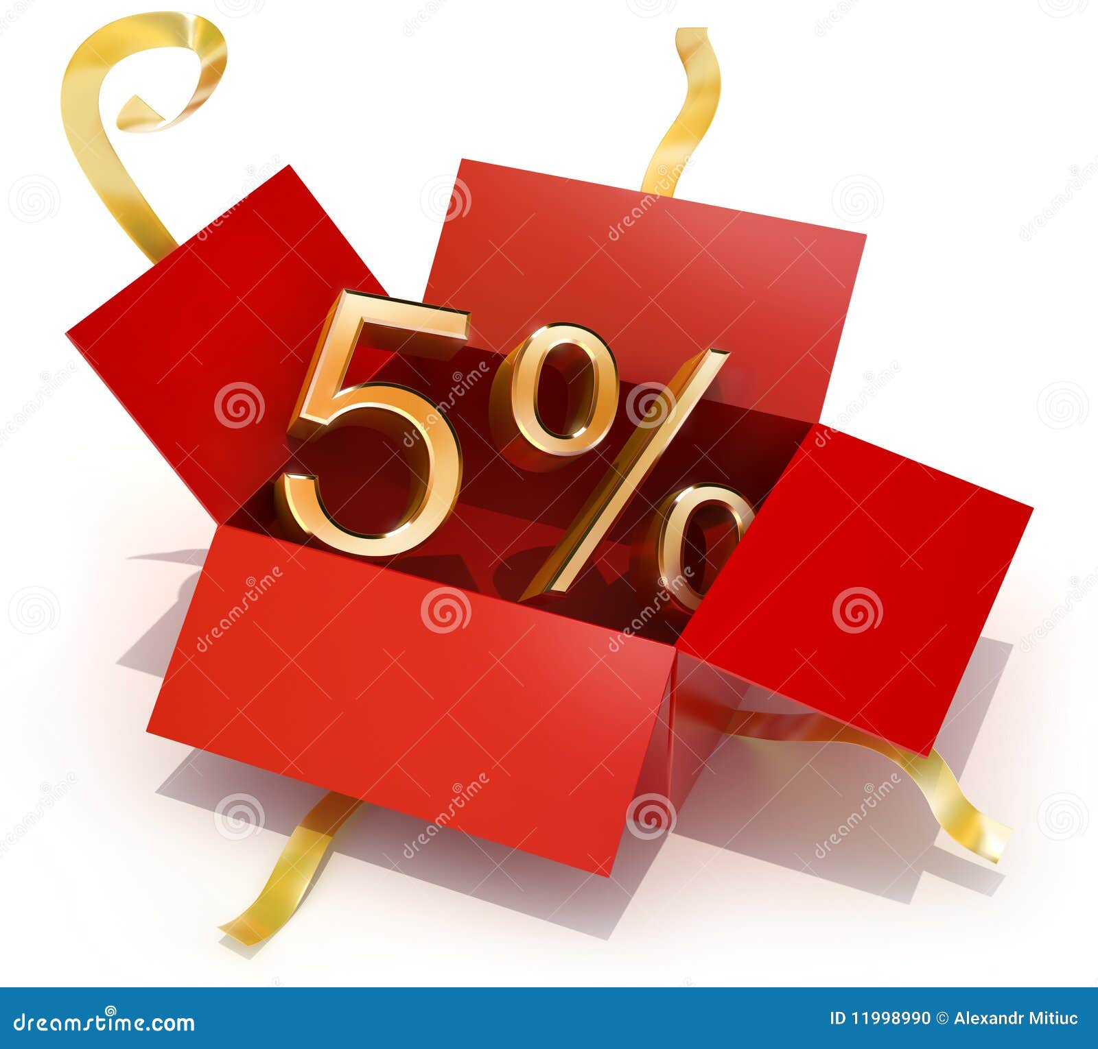 Five Percent Square Chart Isolated Symbol. Infographic 5% Sign ...