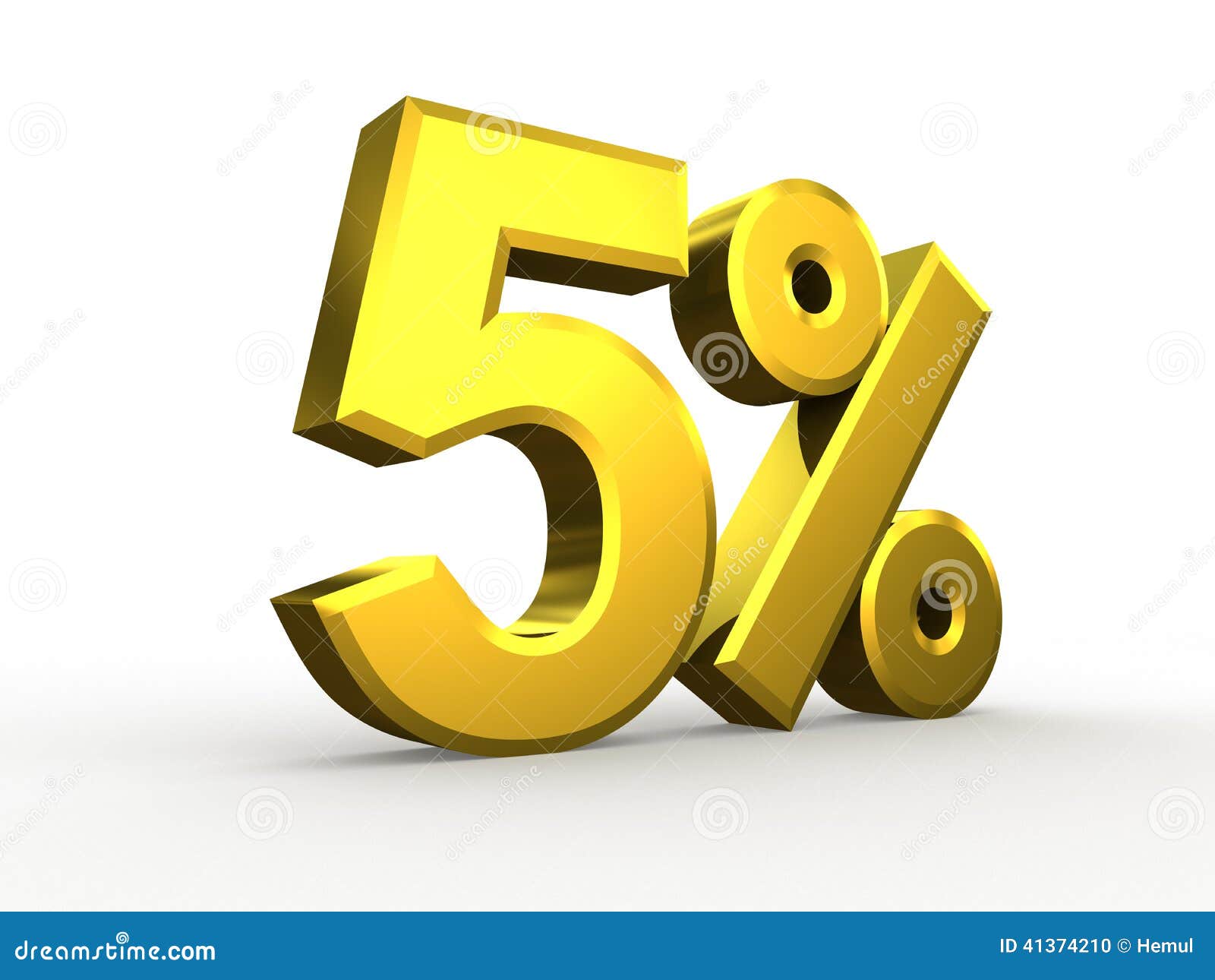 Five Percent Symbol Isolated On White Background Royalty-Free Stock ...