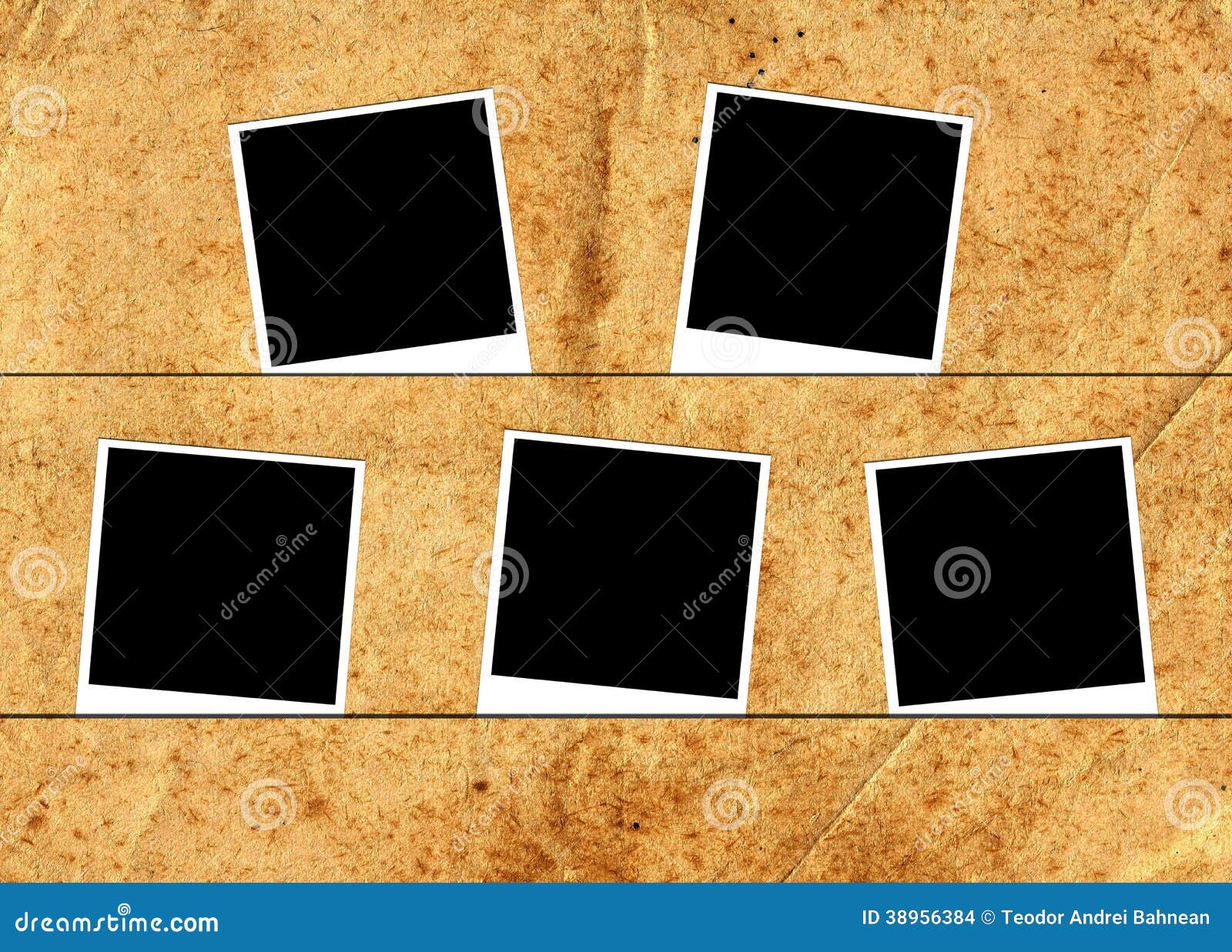 Five photo frames stock photo. Image of place, editor - 38956384