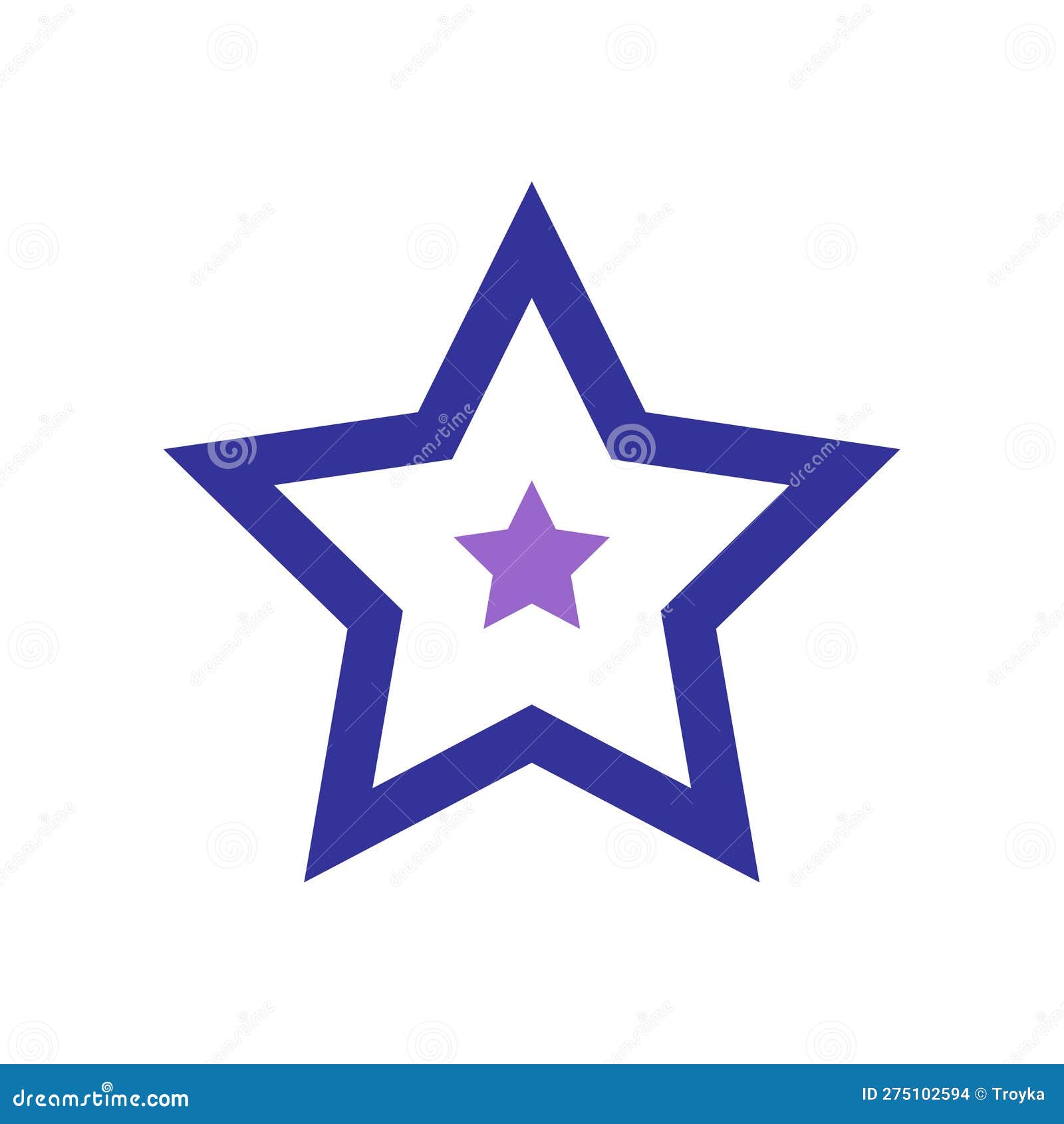 Five-point Star Icon. Design Element Stock Vector - Illustration of ...