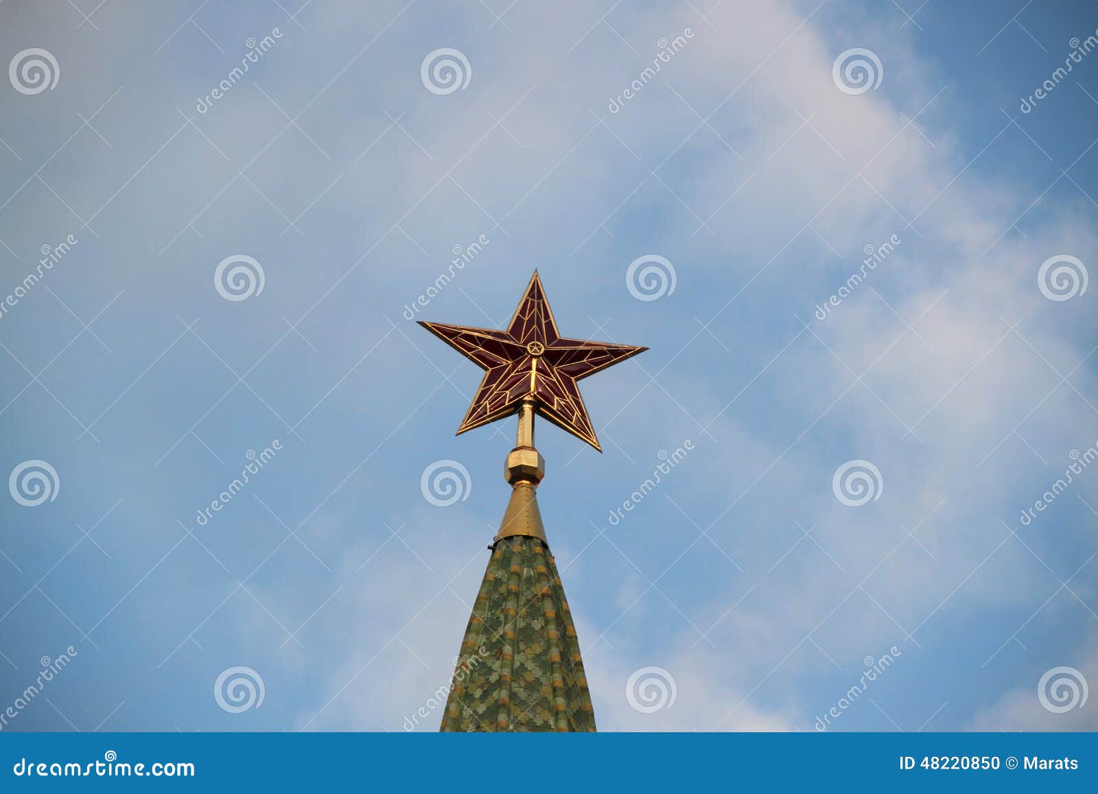 Five-point Star of the Kremlin, Moscow Stock Photo - Image of moscow ...