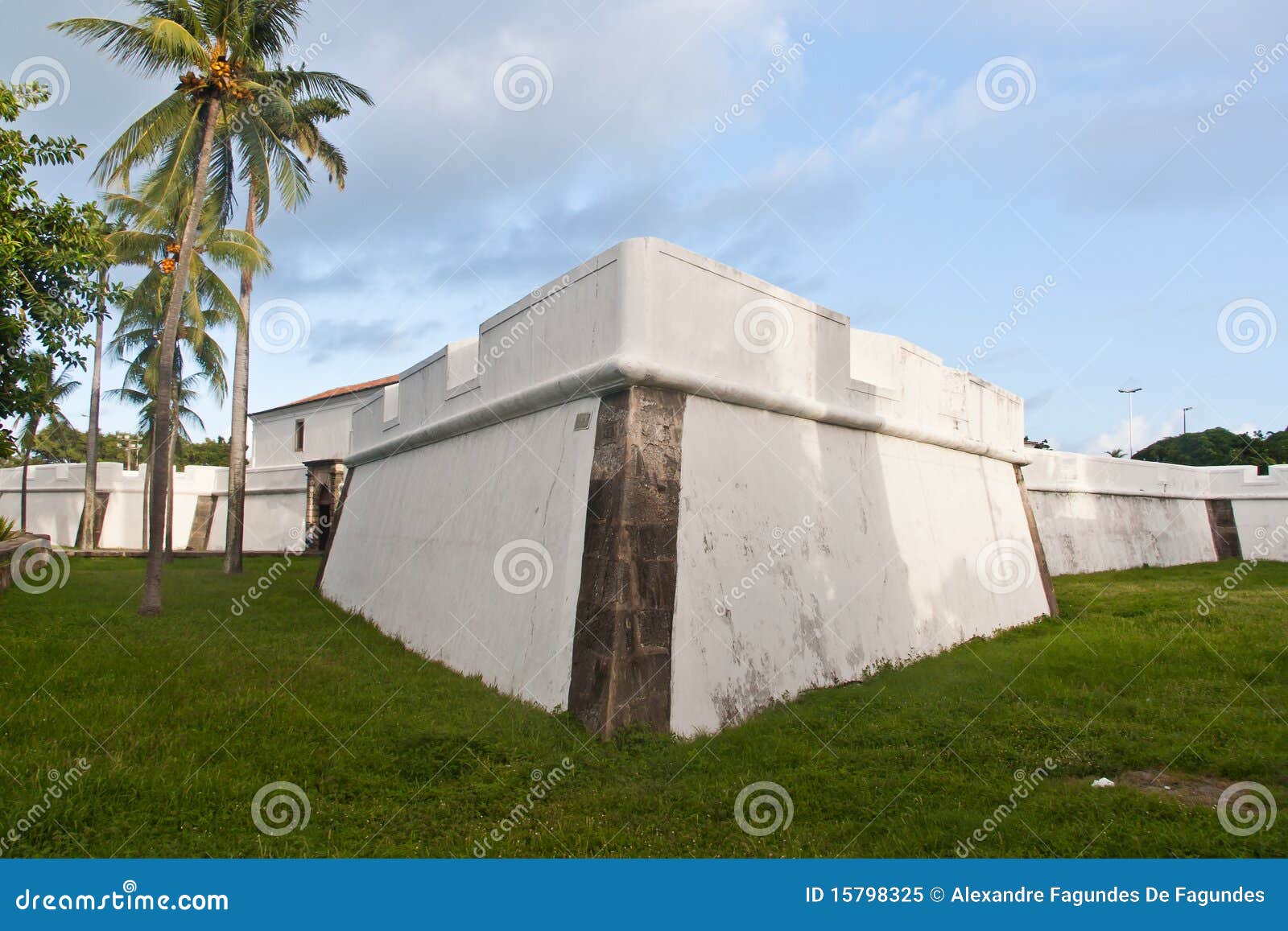 The Five Pointed Fort in Recife Brazil Stock Image - Image of latin ...