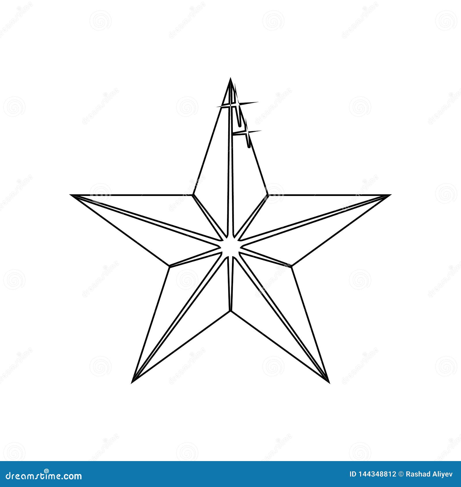 Five-pointed Star Icon. Element of Stars for Mobile Concept and Web ...