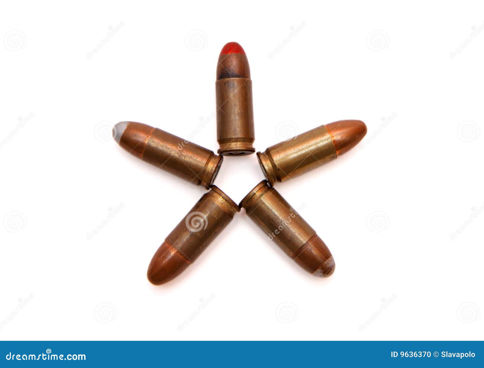 Five-pointed Star Made of Cartridges Stock Photo - Image of ammunition ...