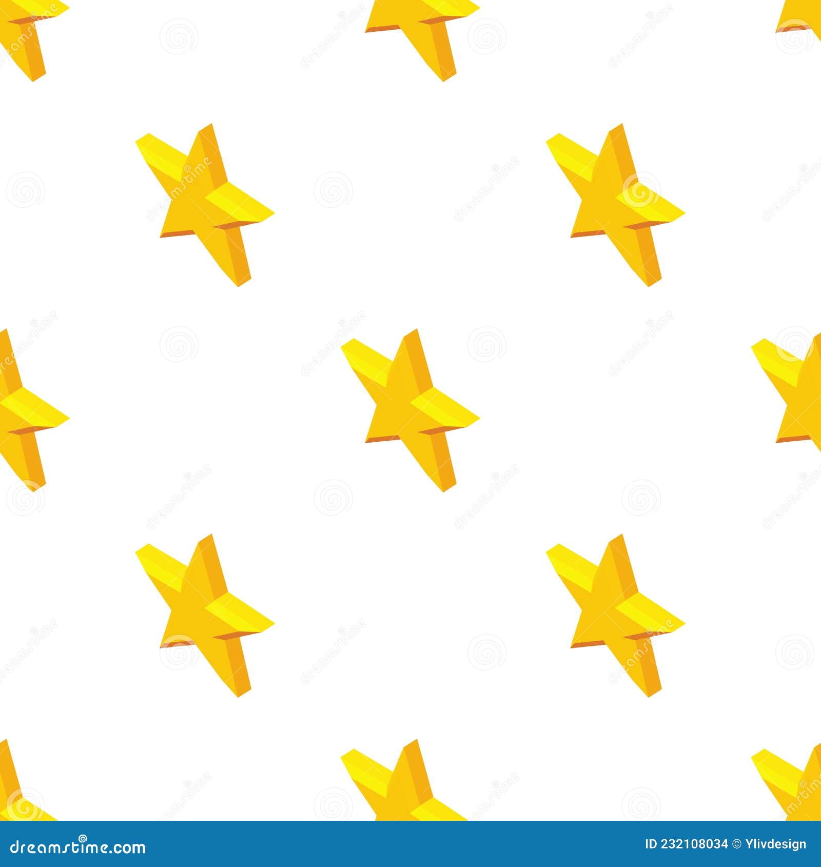 Five-pointed Star Pattern Seamless Vector Stock Vector - Illustration ...