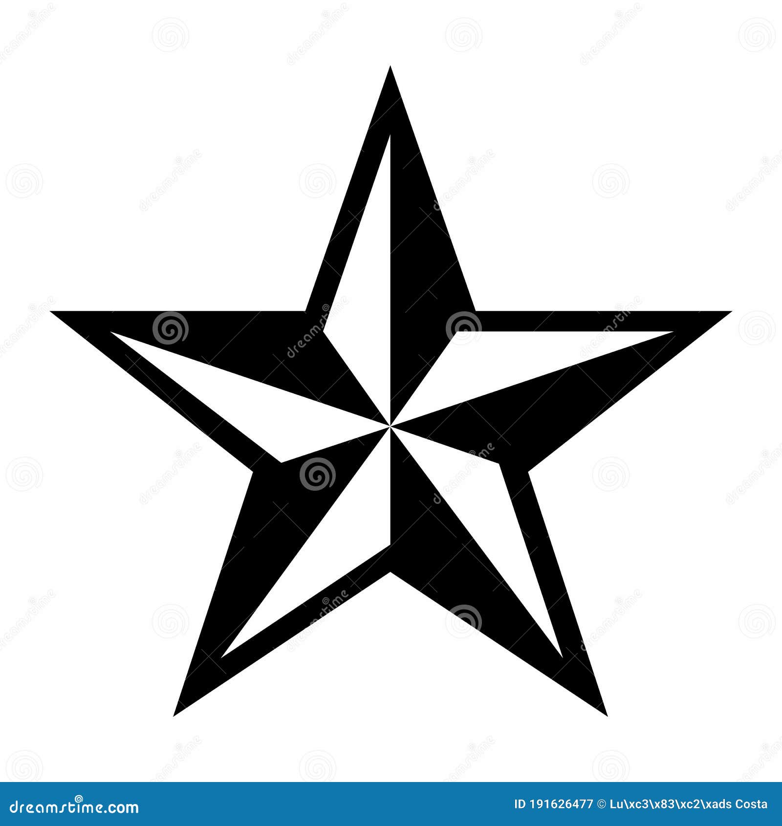 Pinwheel Toy, Five Sided, Differently Colored Vanes Stock Illustration ...