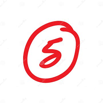 Five Points Exam Score, 5 Points Test Score Illustration, Isolated on ...
