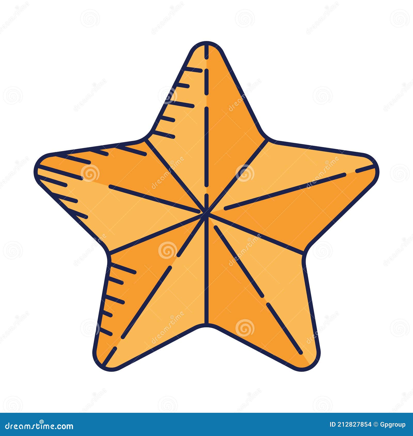 Five points star stock vector. Illustration of award - 212827854
