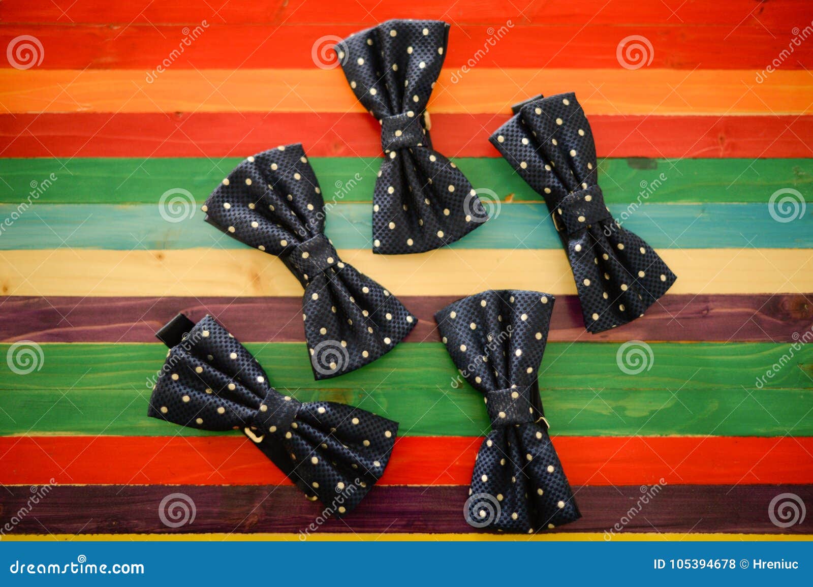 Gorgeous Bow Ties on a Table Stock Photo - Image of formal, celebration ...