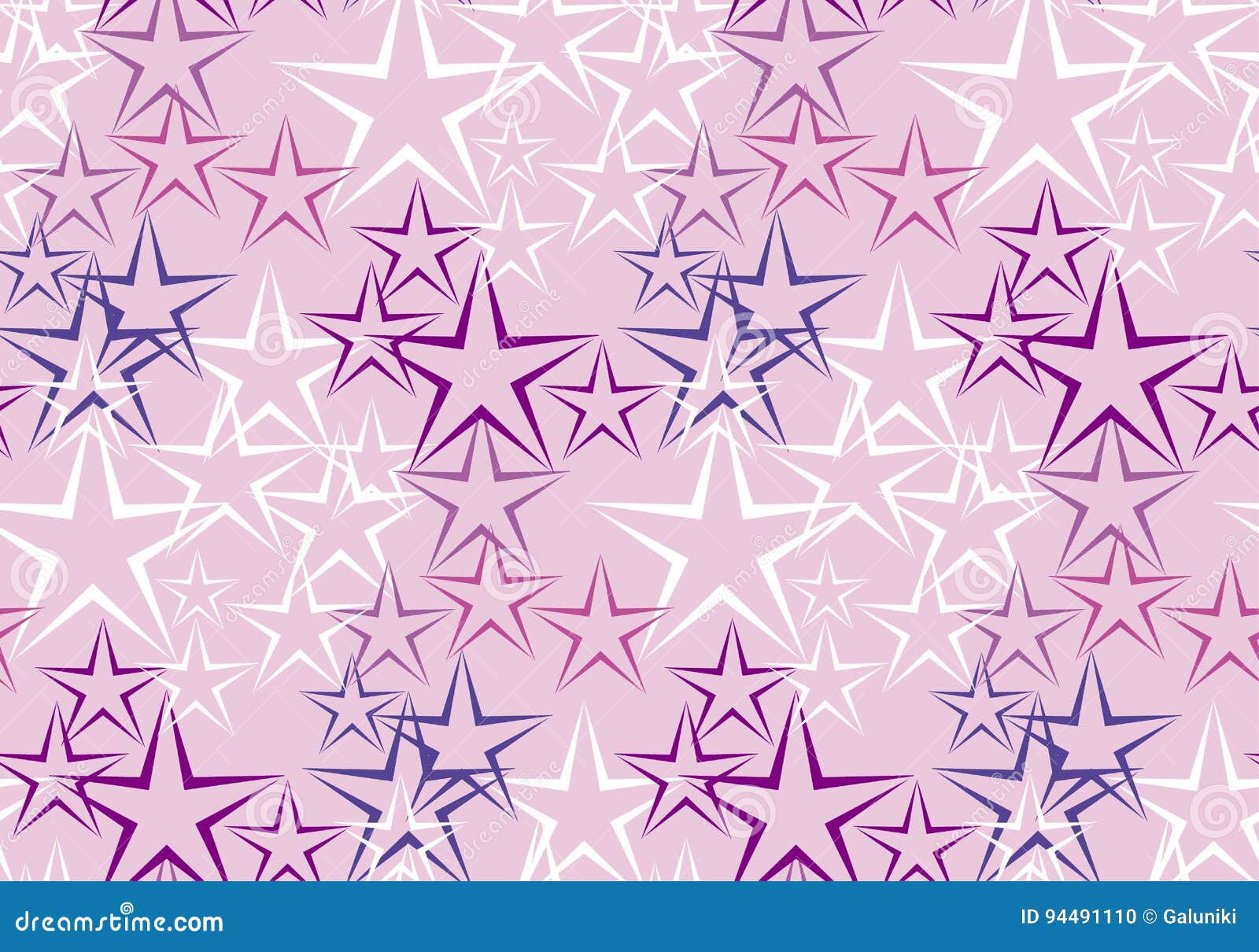 Five Rayed Star Decorative Background. Stock Vector - Illustration of ...