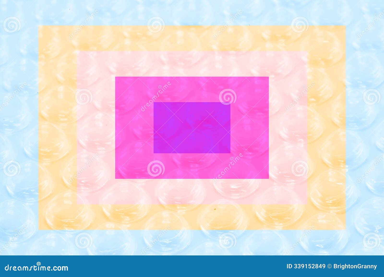 Rectangles of Decreasing Size Different Colours. Stock Image - Image of ...