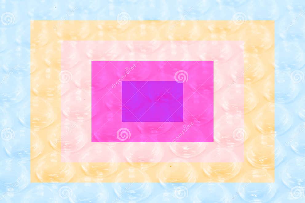 Rectangles of Decreasing Size Different Colours. Stock Image - Image of ...