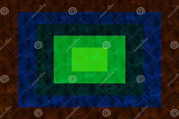 Rectangles of Decreasing Size Different Colours. Stock Image - Image of ...
