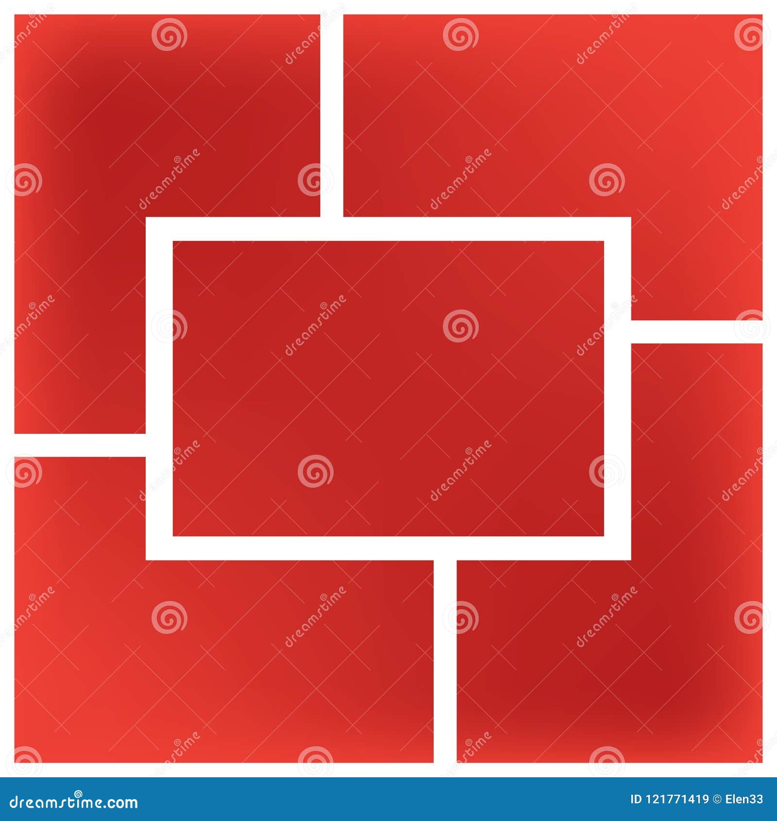 Five Rectangular Elements With Year Indication Inside Successively ...