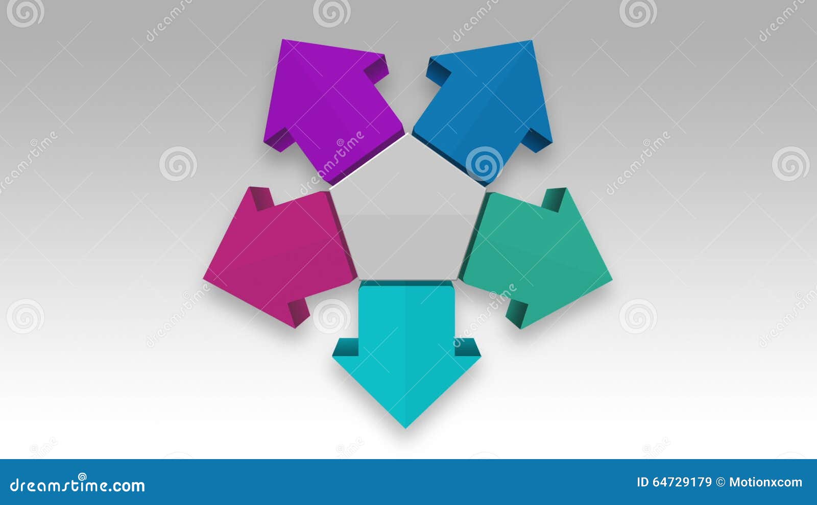 Five Result Arrow Box for Presentation. Powerpoint Template(included ...