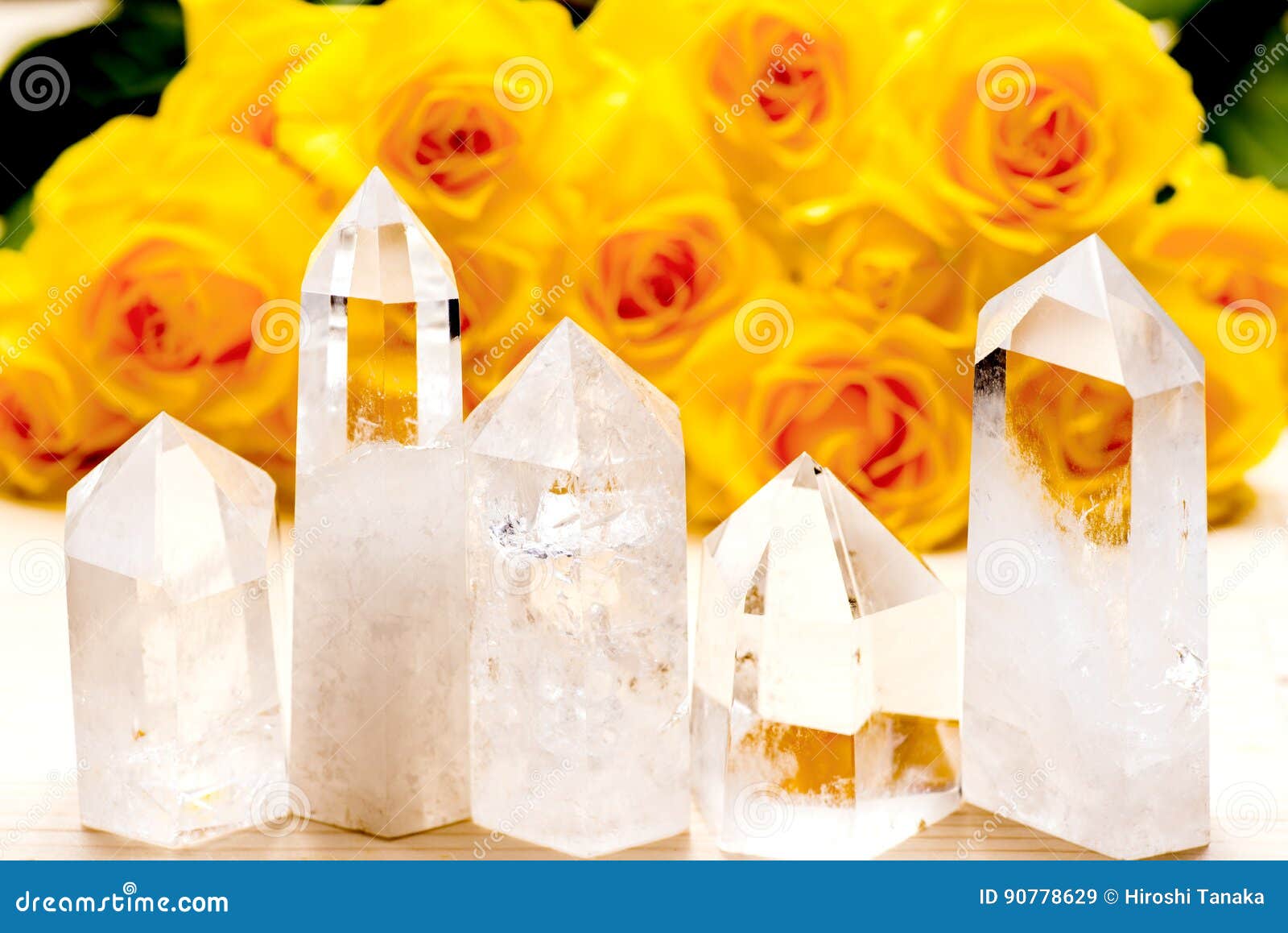 Five rock crystals stock image. Image of stone, berg - 90778629