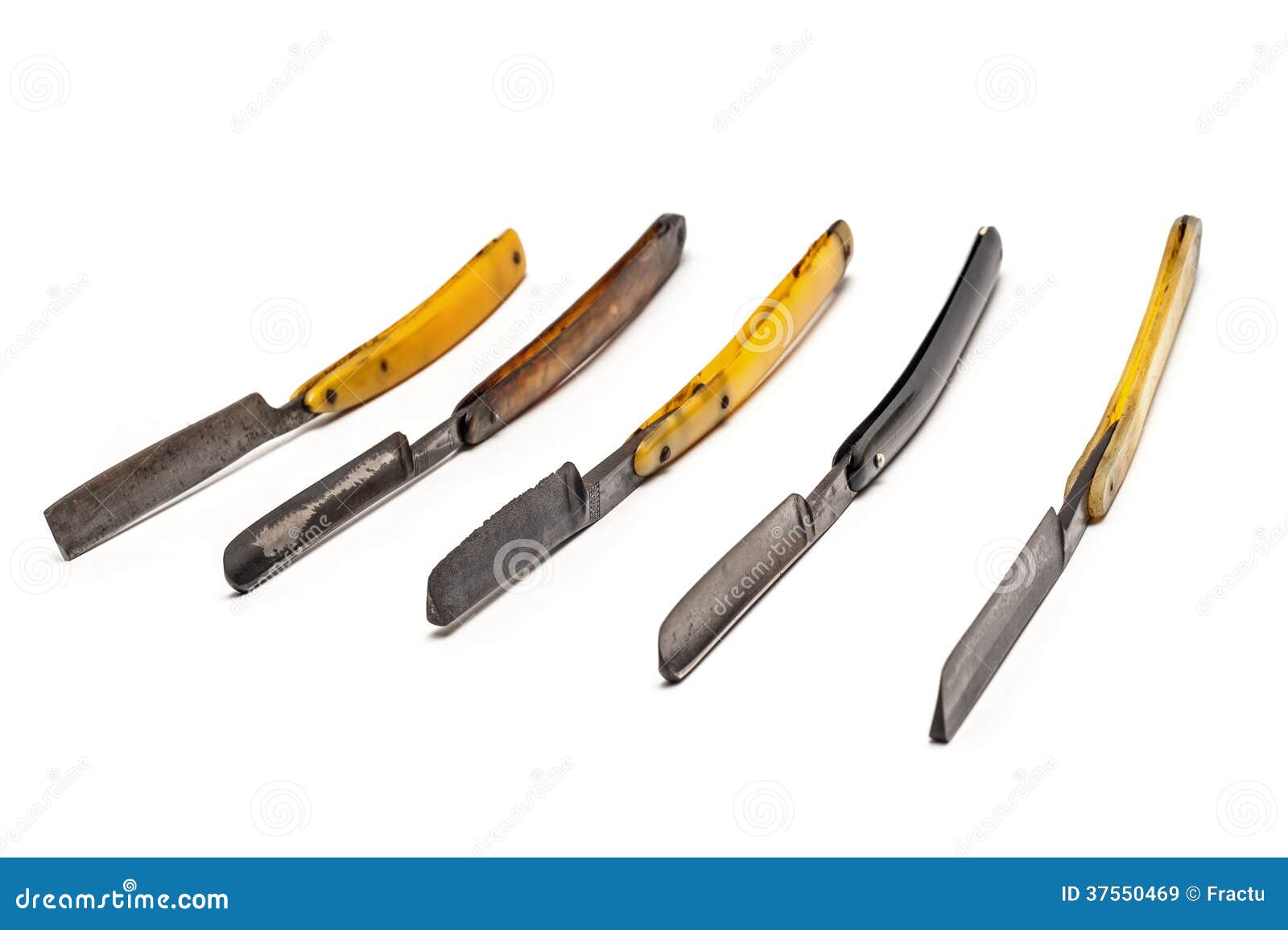 Five rusty razors stock image. Image of five, rusty, black - 37550469