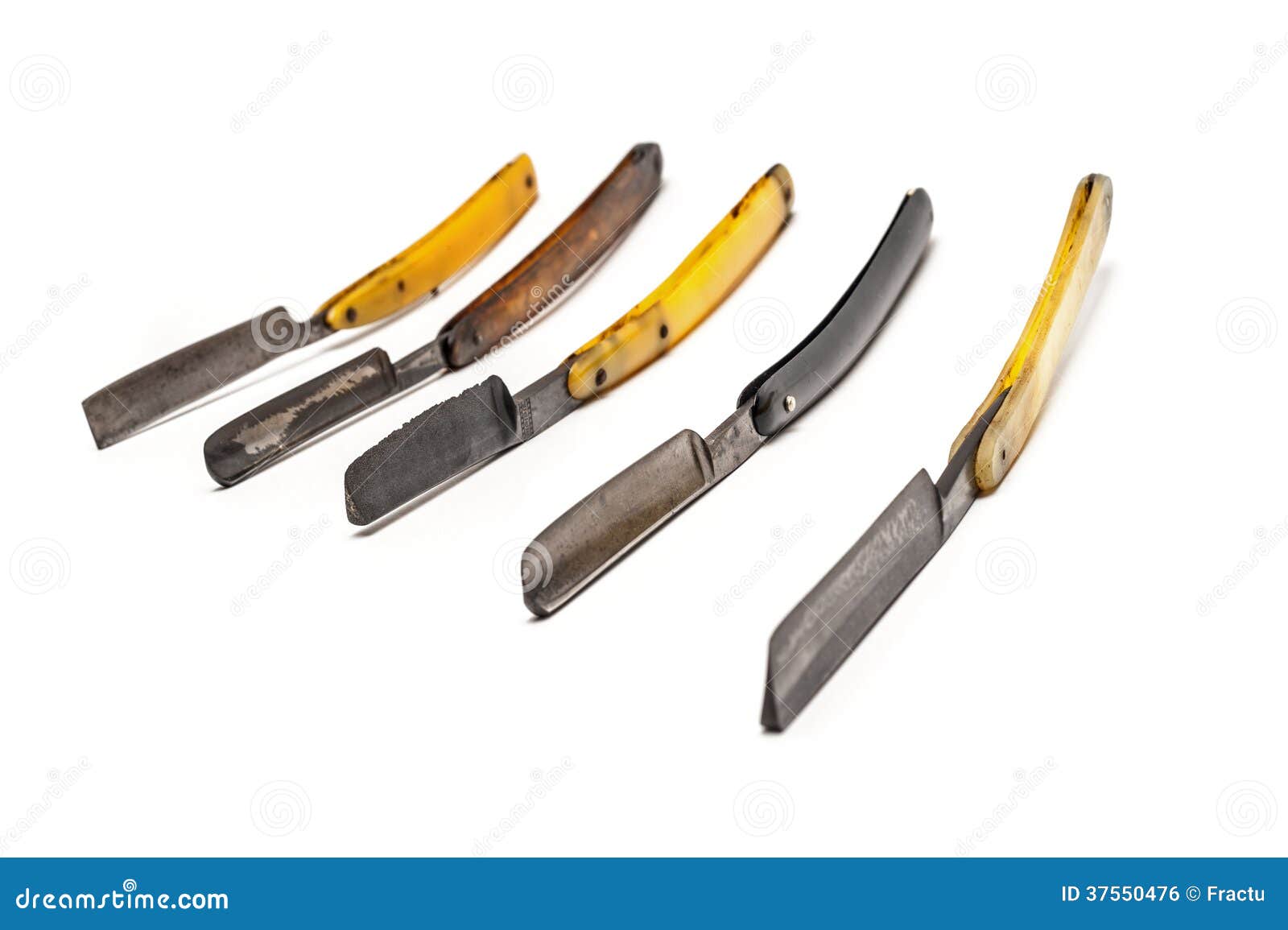 Five rusty razors stock photo. Image of hygiene, used - 37550476