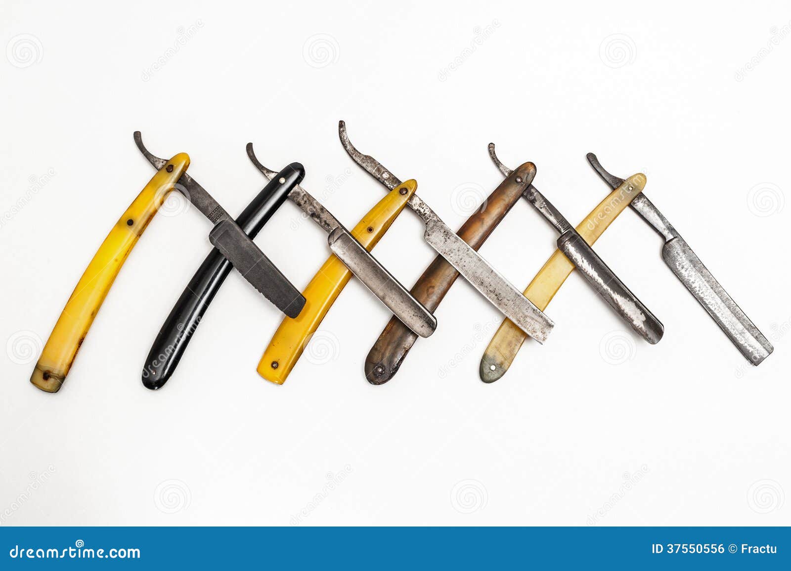 Five rusty razors stock photo. Image of texture, beard - 37550556