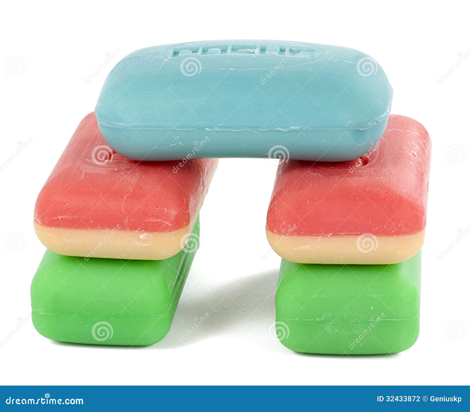 Five soaps stock photo. Image of cleanser, clean, care - 32433872