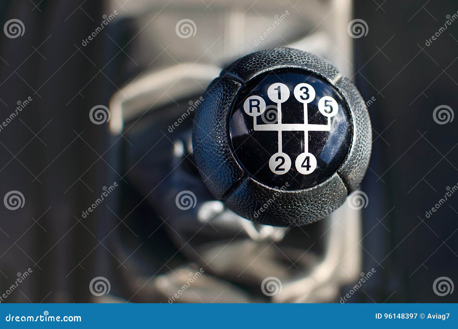 Five speed gear stick stock image. Image of gear, fast - 96148397