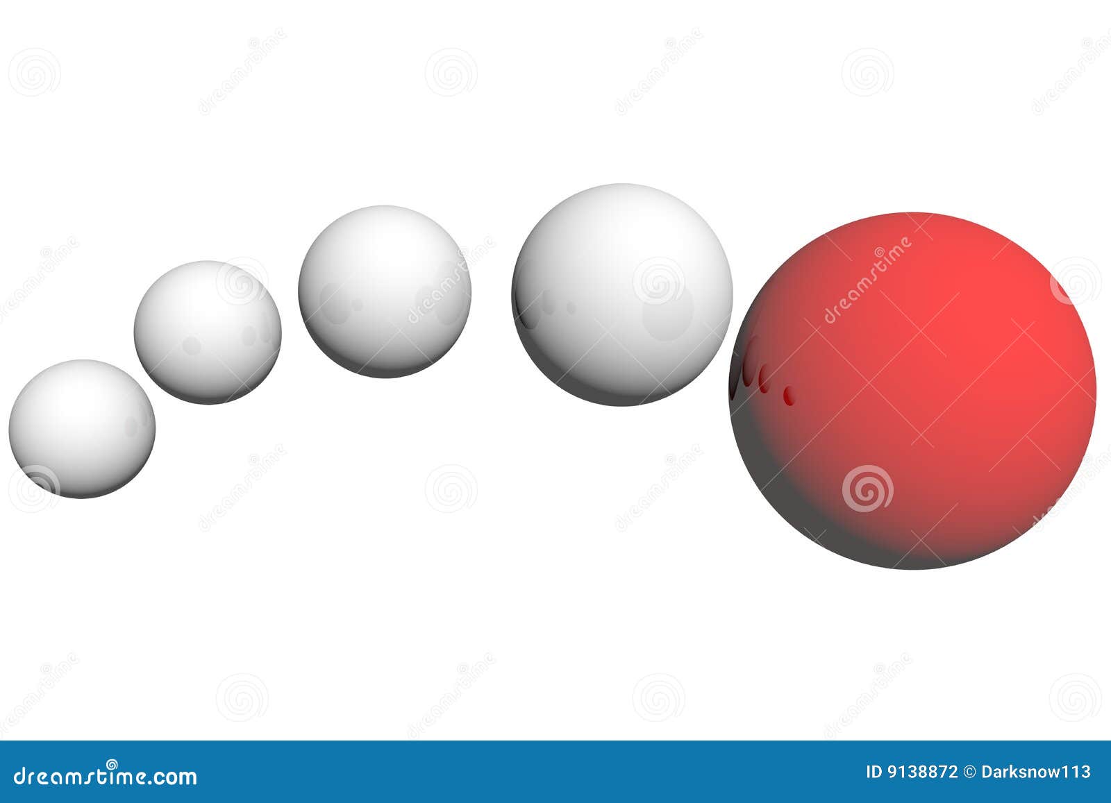 Five sphere stock illustration. Illustration of competition - 9138872